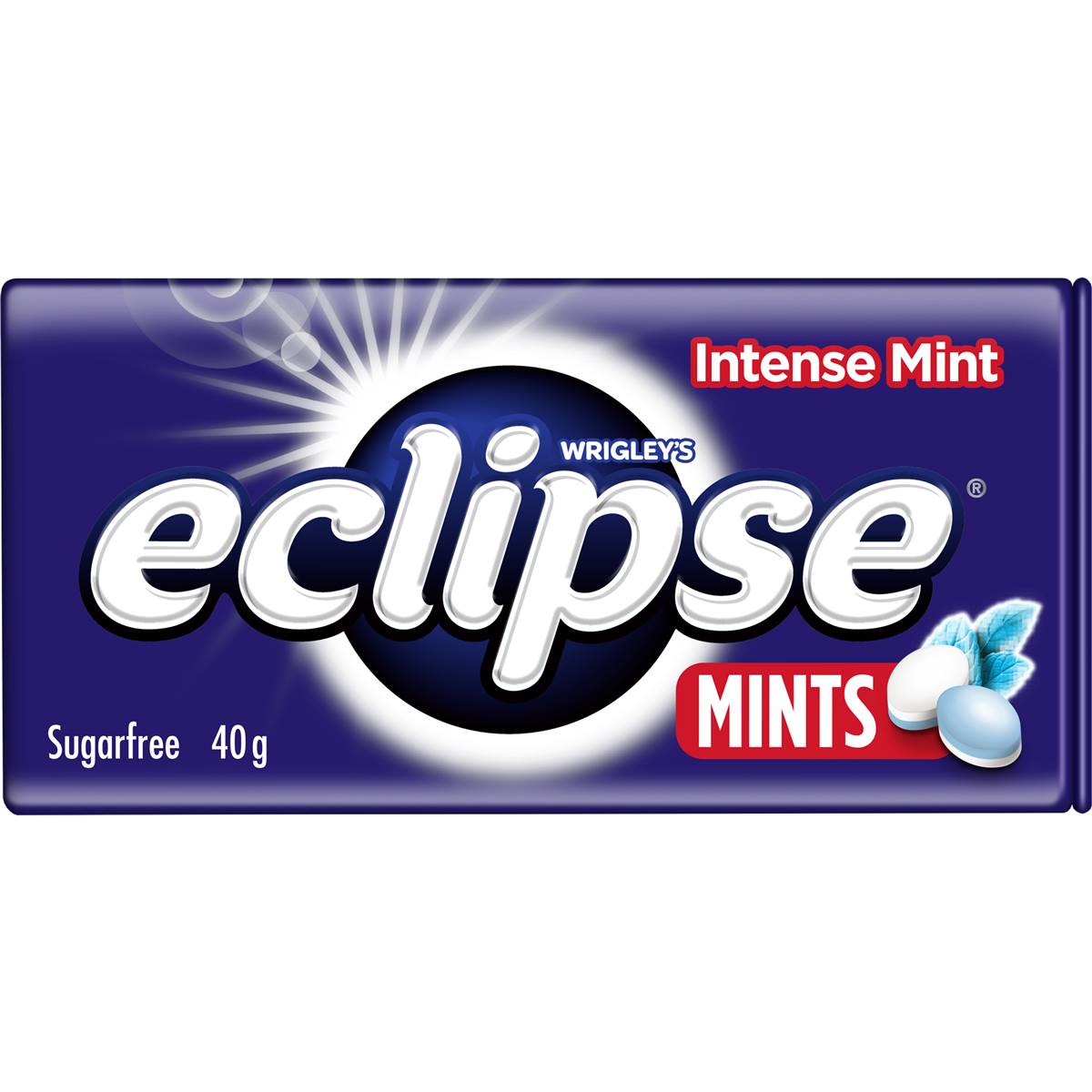 Eclipse Intense Sugar Free Mints Tin 40g | Woolworths