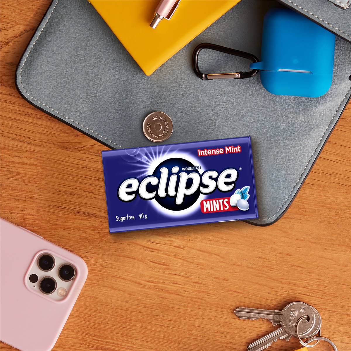 Eclipse Intense Sugar Free Mints Tin 40g | Woolworths