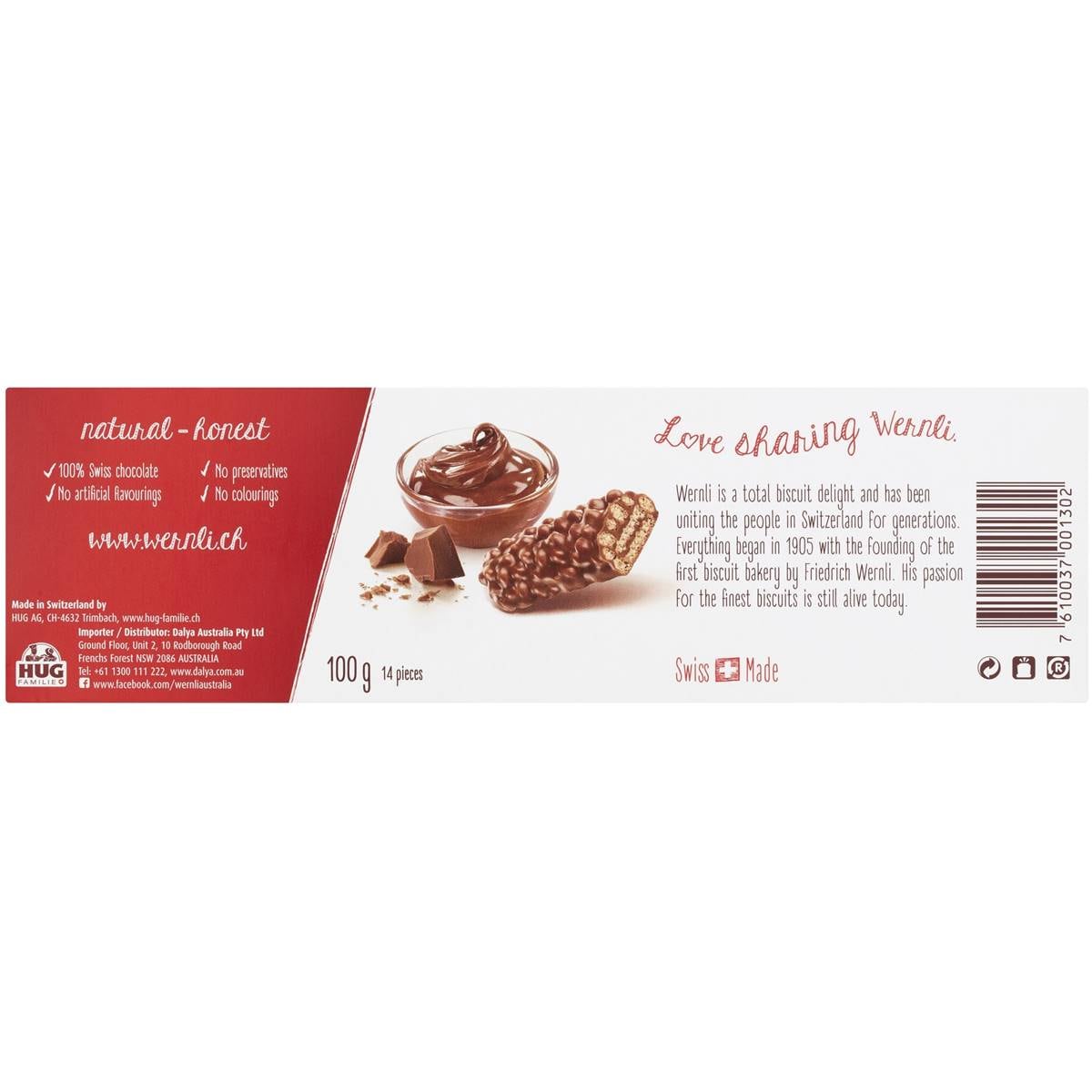 Wernli Granor 100g | Woolworths