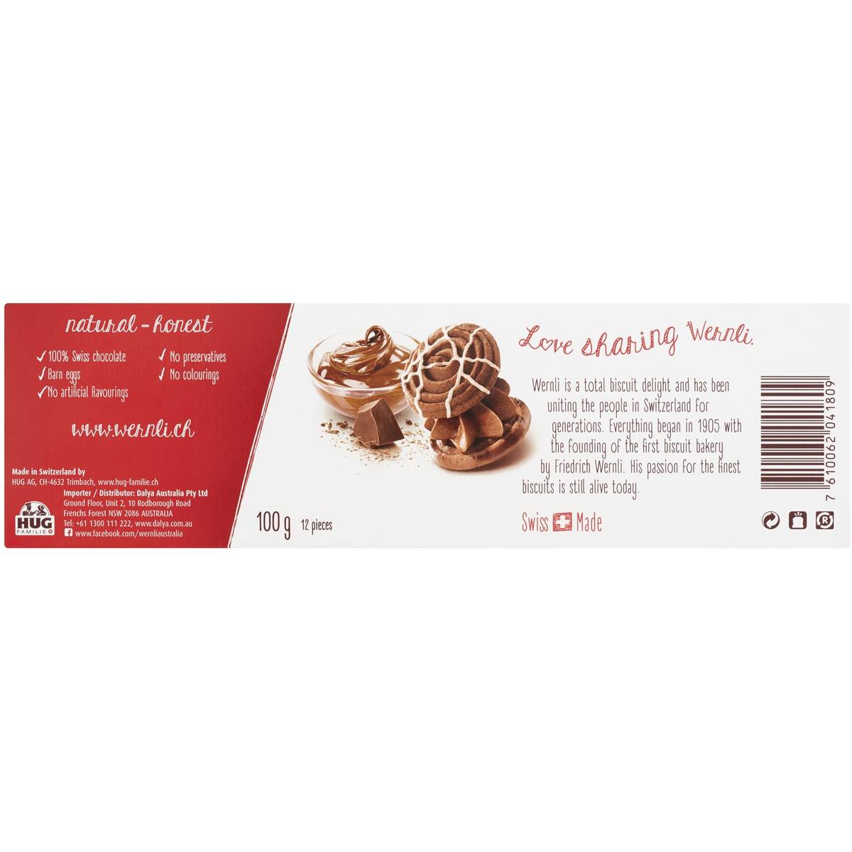 Wernli Chocobelle Cookies 100g | Woolworths