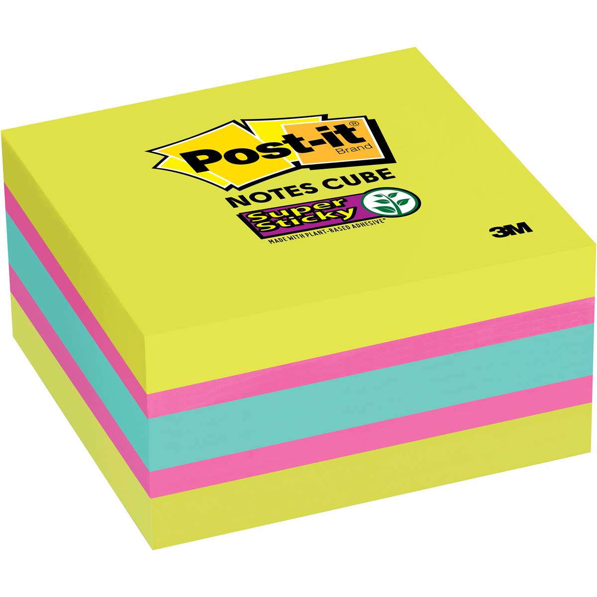 Post-it Super Sticky Note Cube Each | Woolworths