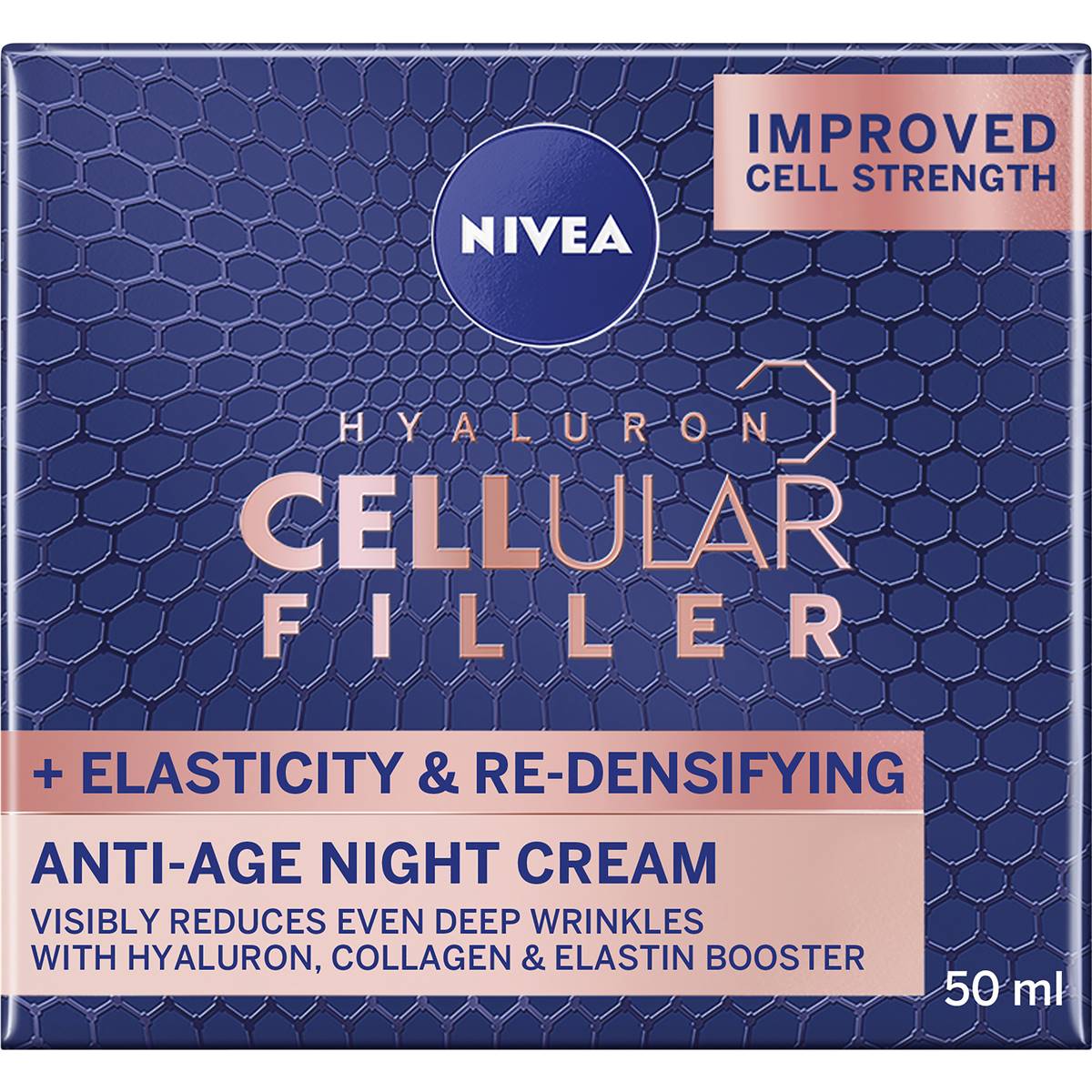 Nivea Cellular Lift Expert Anti Age Night Cream Moisturiser 50ml ...