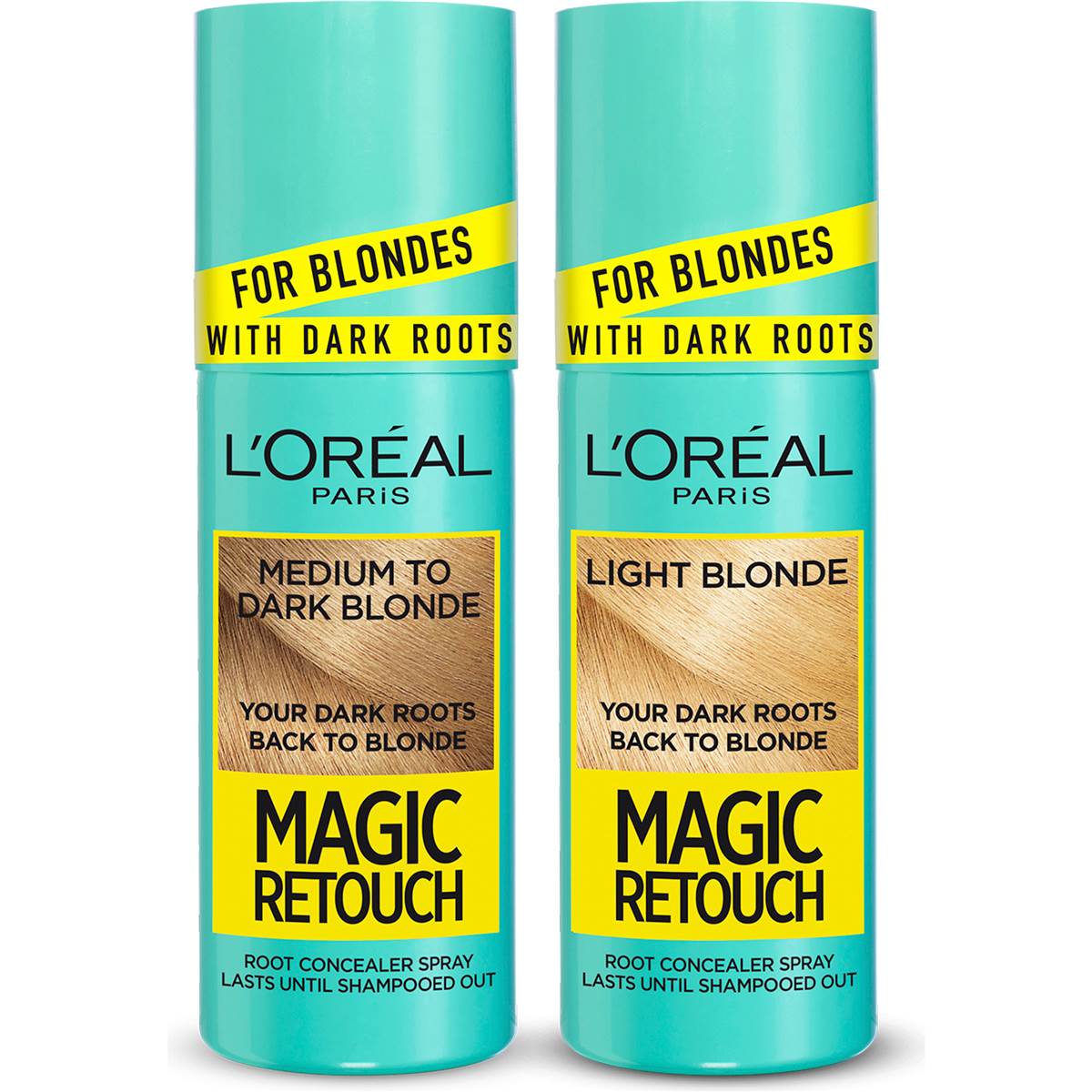 L'oreal Magic Retouch Precision Brush 7.3 Medium To Dark Blonde Each ...