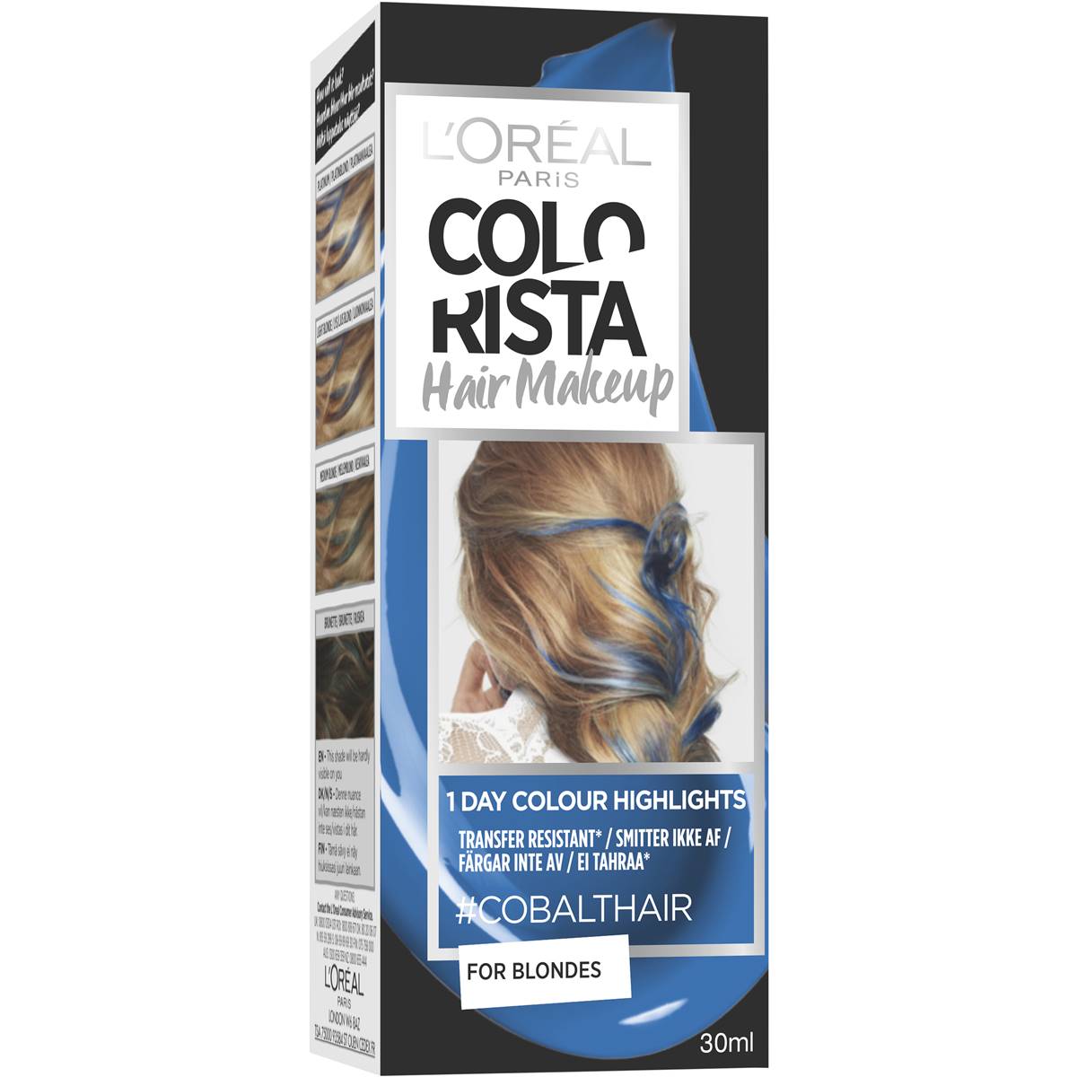 L'oreal Colorista Hair Makeup Cobalt 30ml | Woolworths