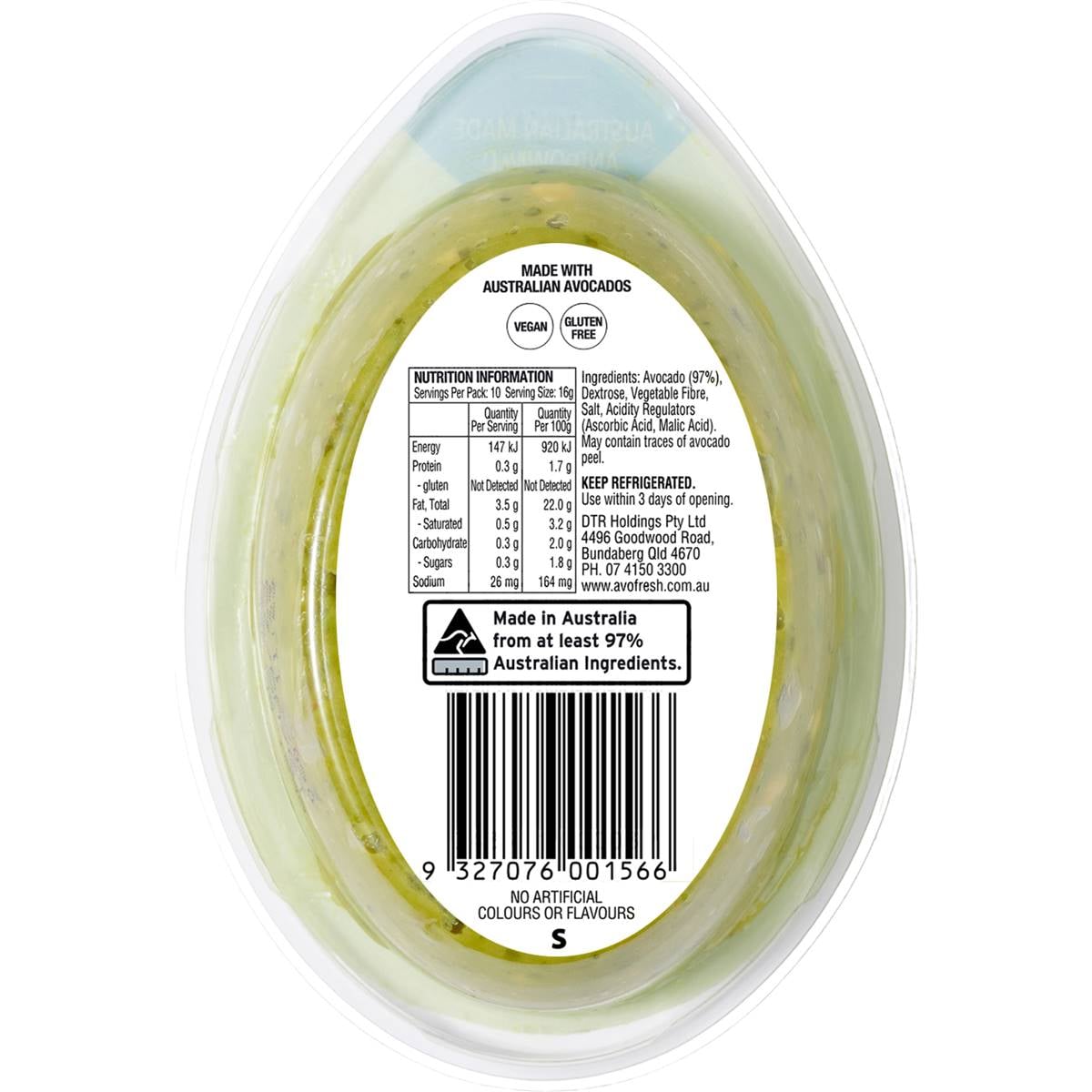 Avofresh Smashed Avocado 160g | Woolworths