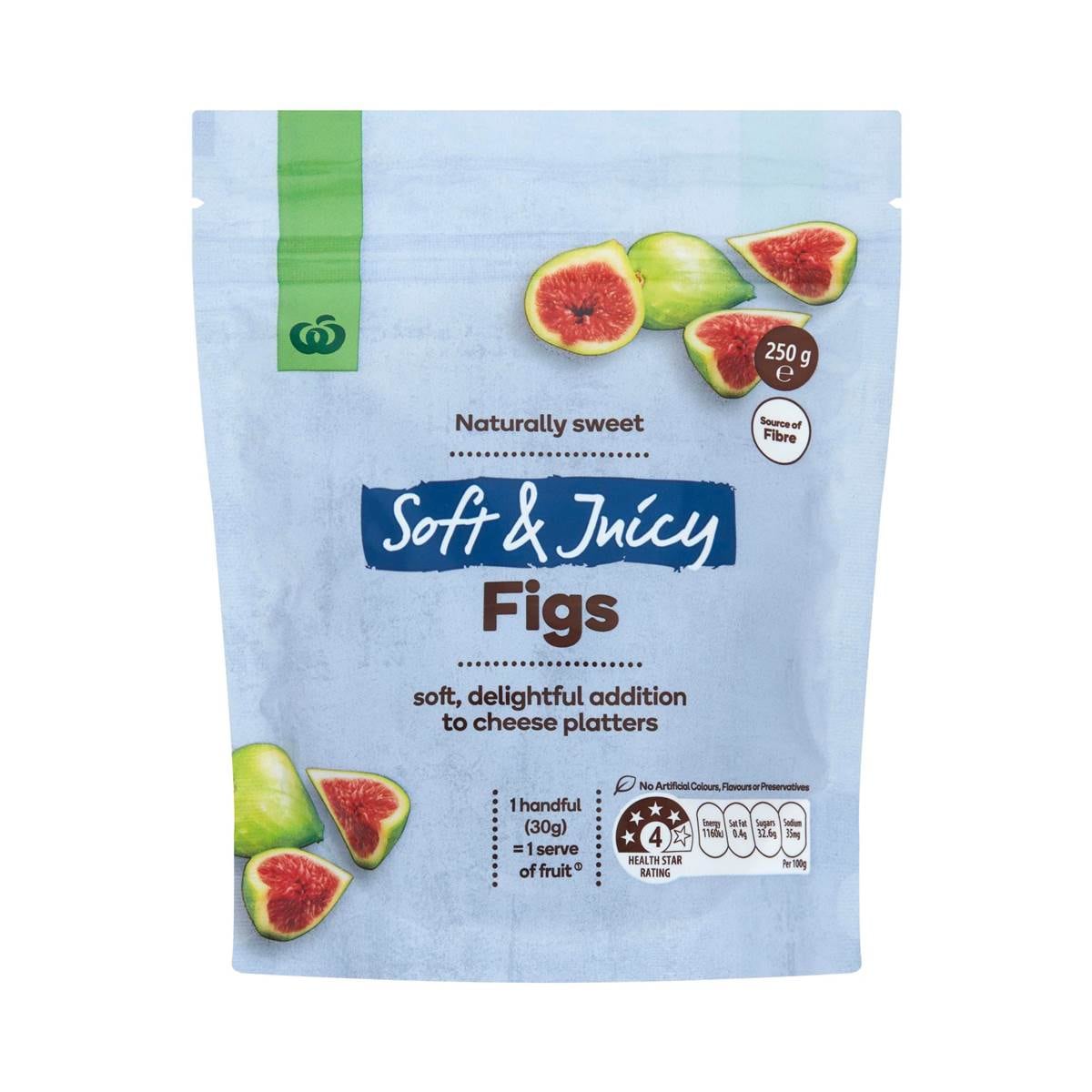 Woolworths Soft & Juicy Figs 250g | Woolworths