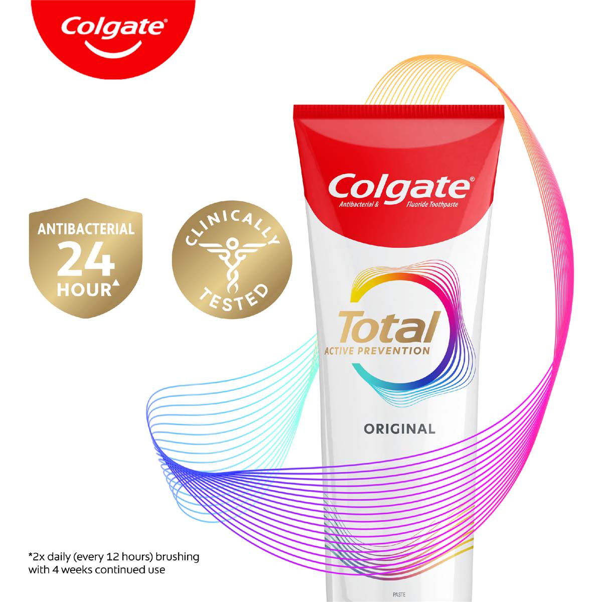 Colgate Total Original Antibacterial Toothpaste 200g | Woolworths
