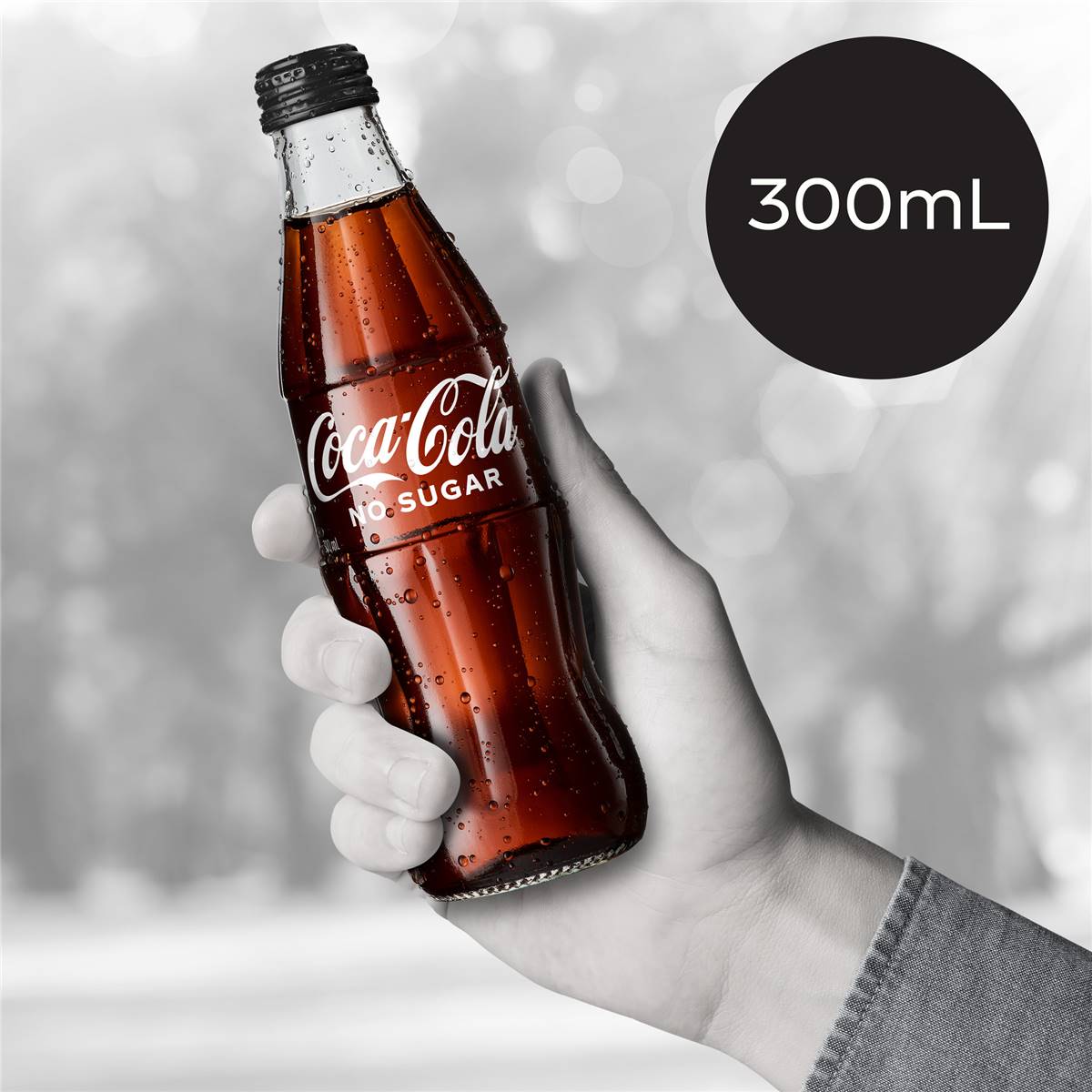 Coca - Cola Zero Sugar Soft Drink Glass Bottles 4 X 300ml | Woolworths