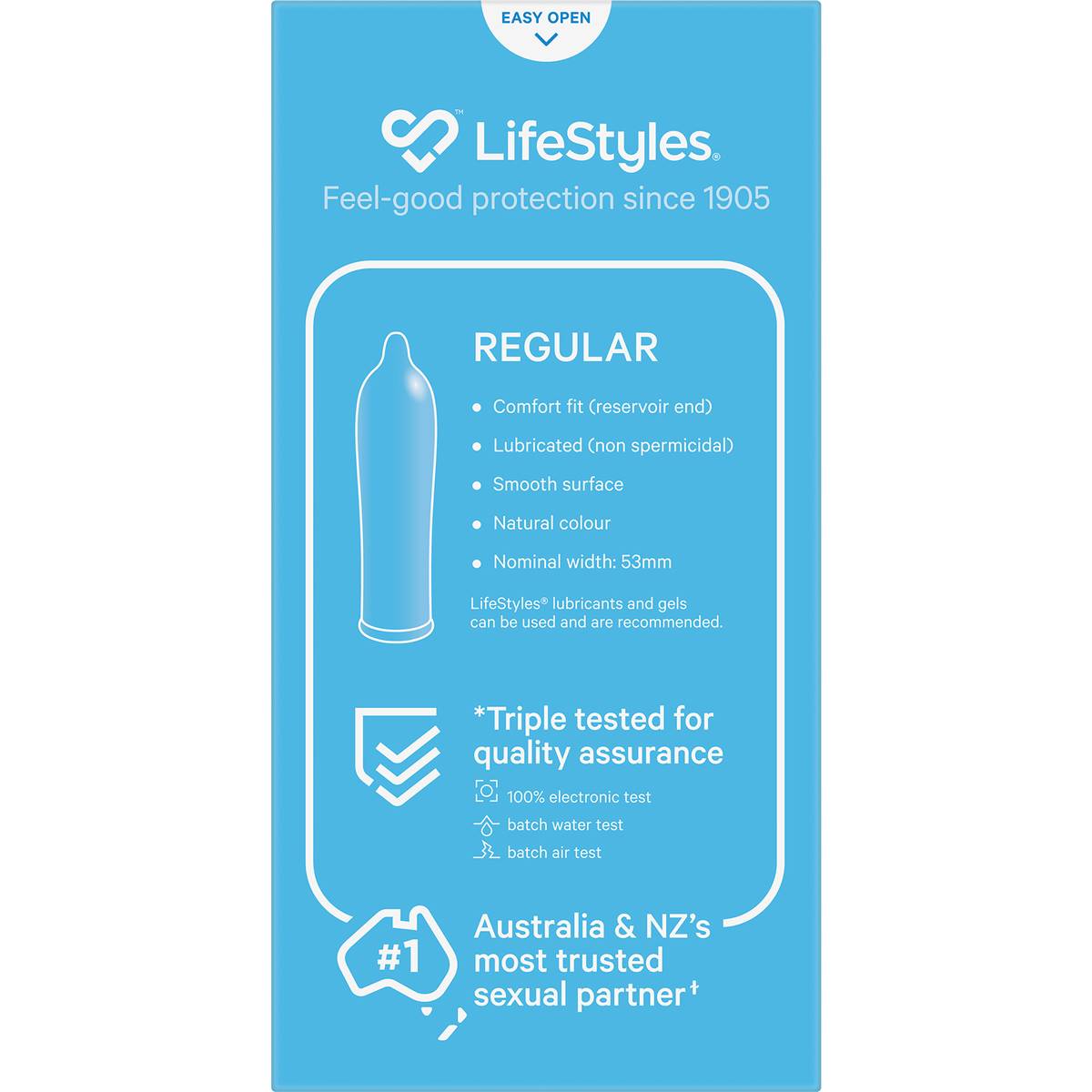 Lifestyles Condoms Regular 10 Pack Woolworths