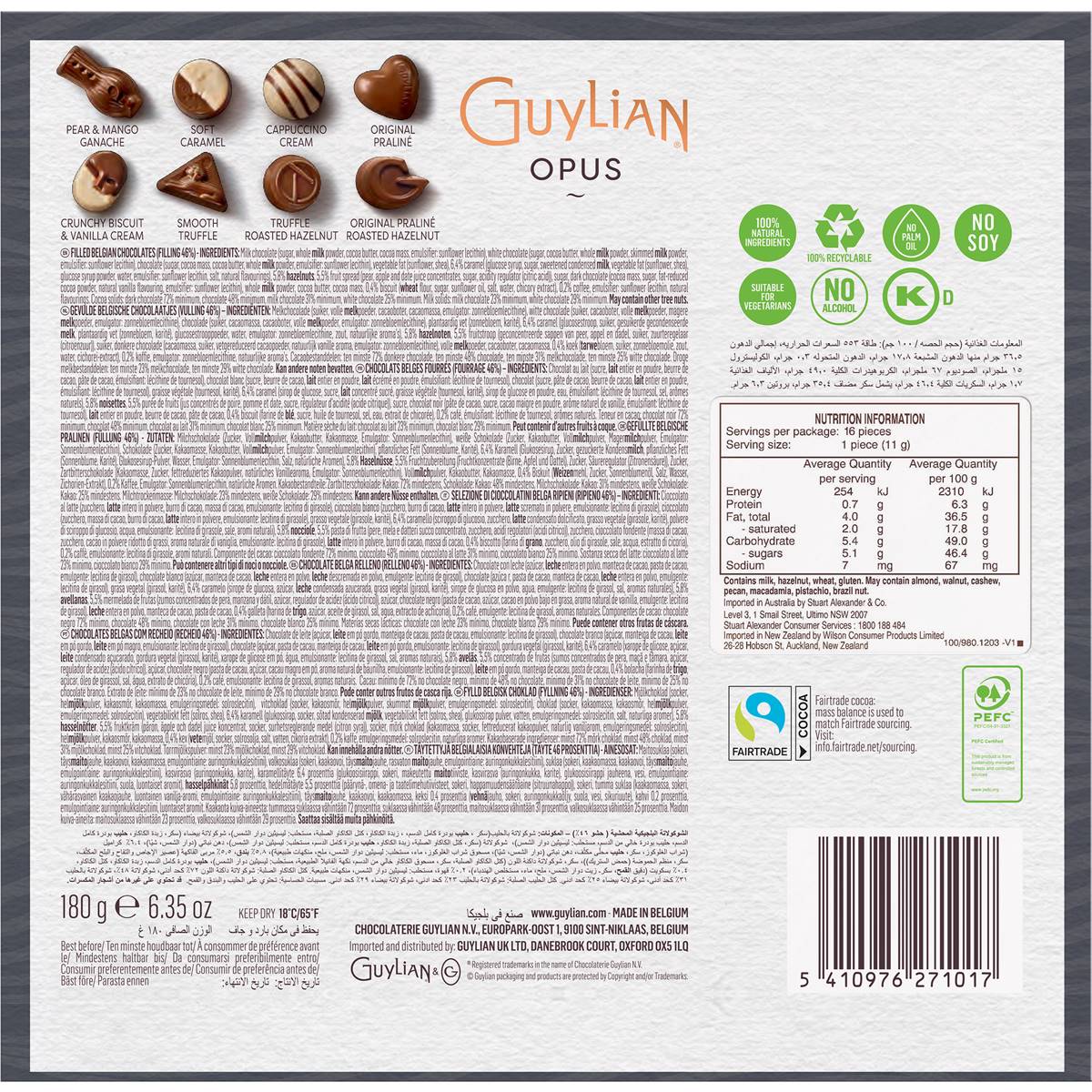 Guylian Chocolate Opus Gift Box 180g | Woolworths