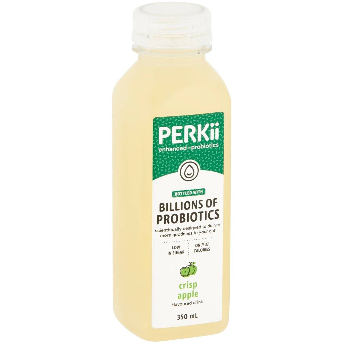 Perkii Crisp Apple Probiotic Drink 350ml | Woolworths