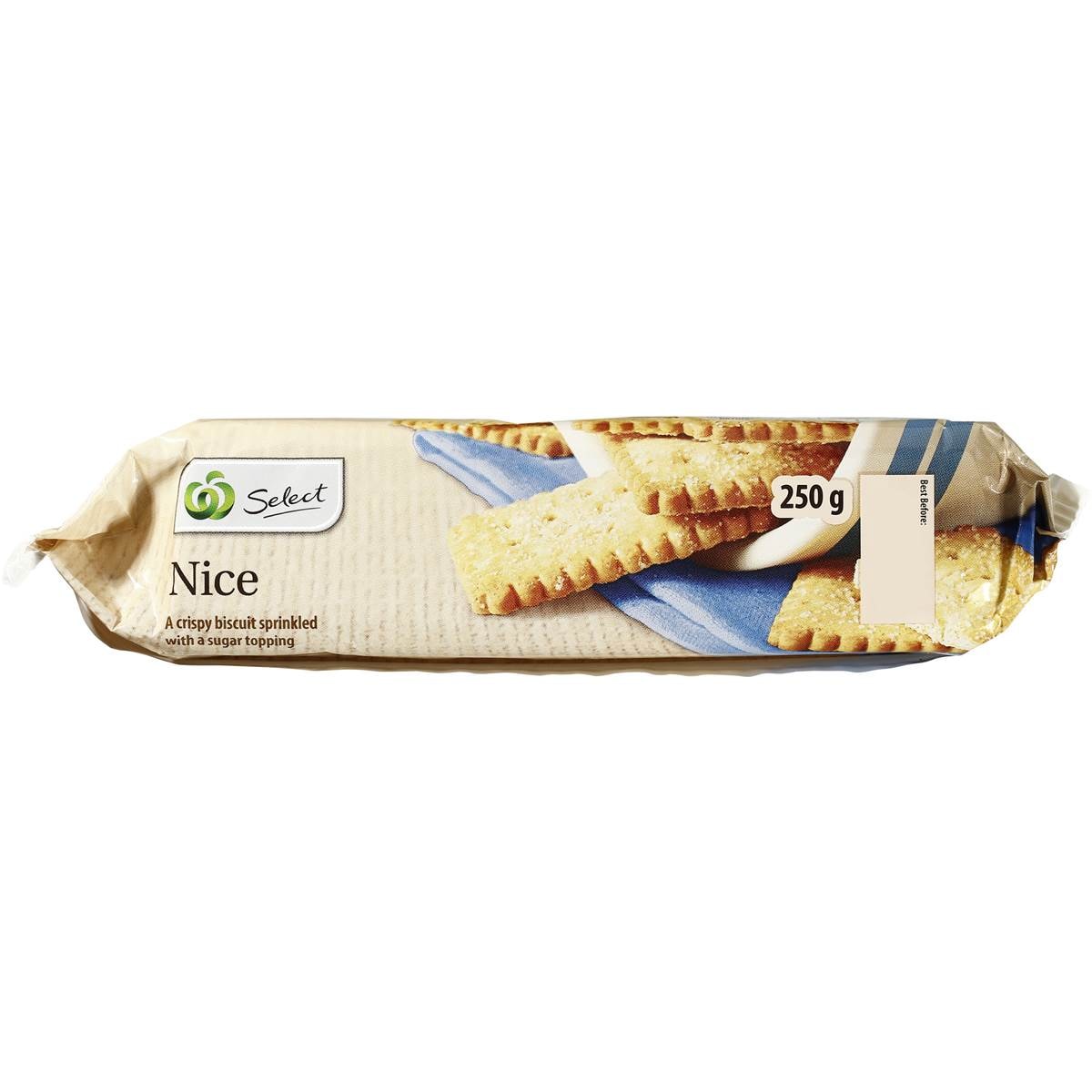 Woolworths Select Nice Biscuits 250g | Woolworths