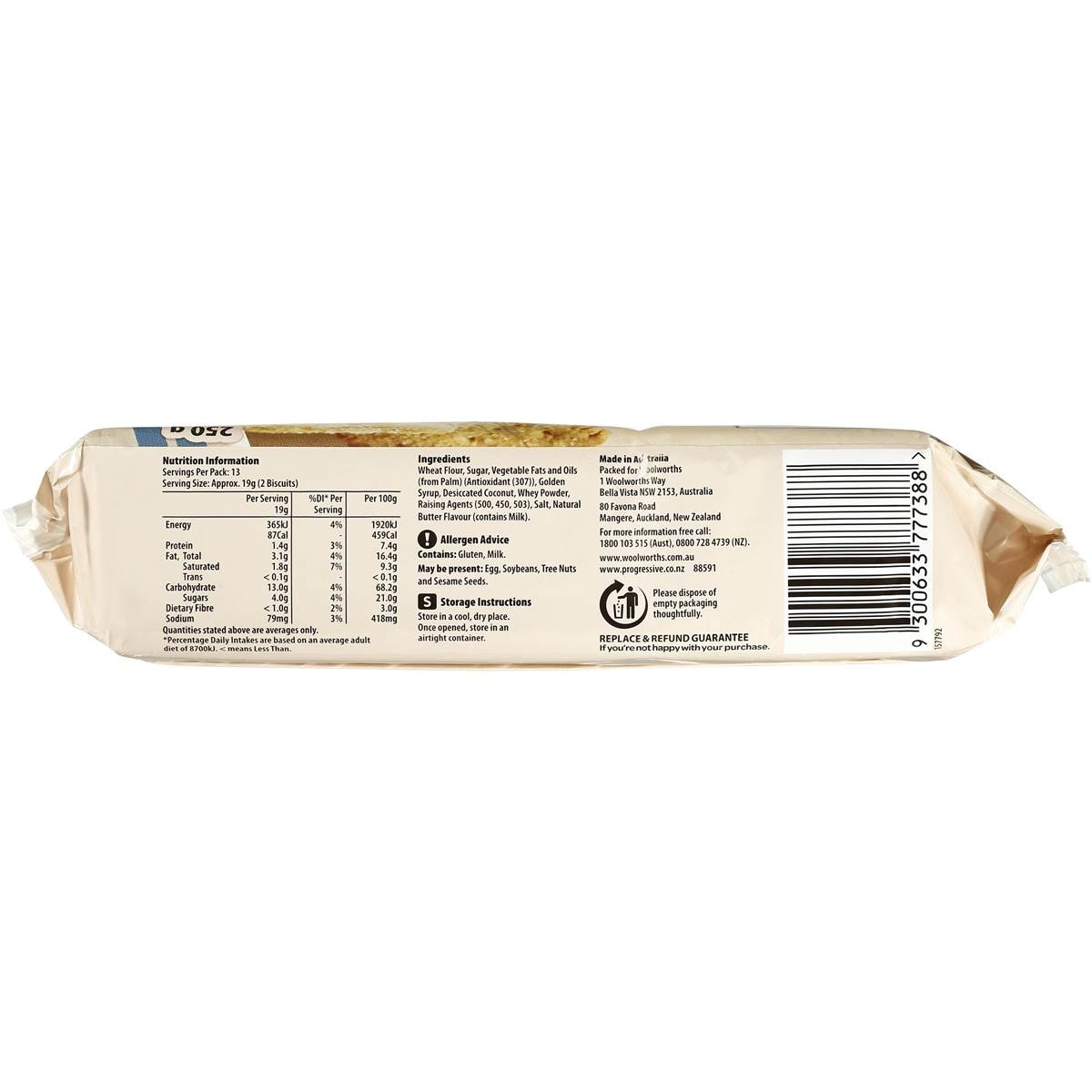 Woolworths Select Nice Biscuits 250g | Woolworths