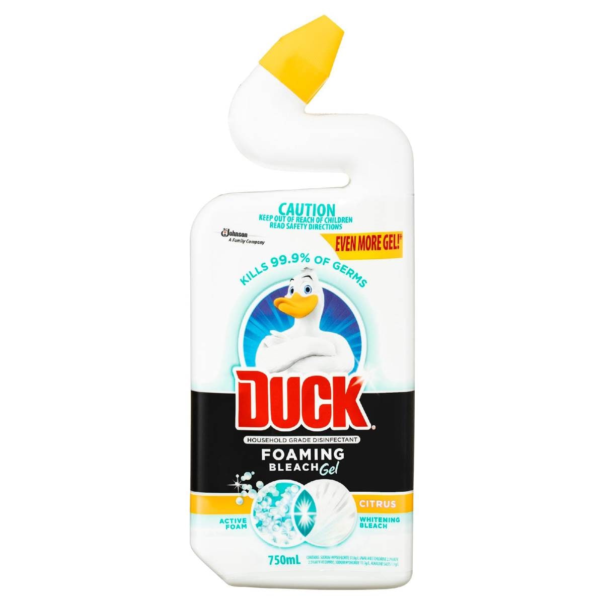 Duck Foaming Bleach Gel Citrus 750ml | Woolworths