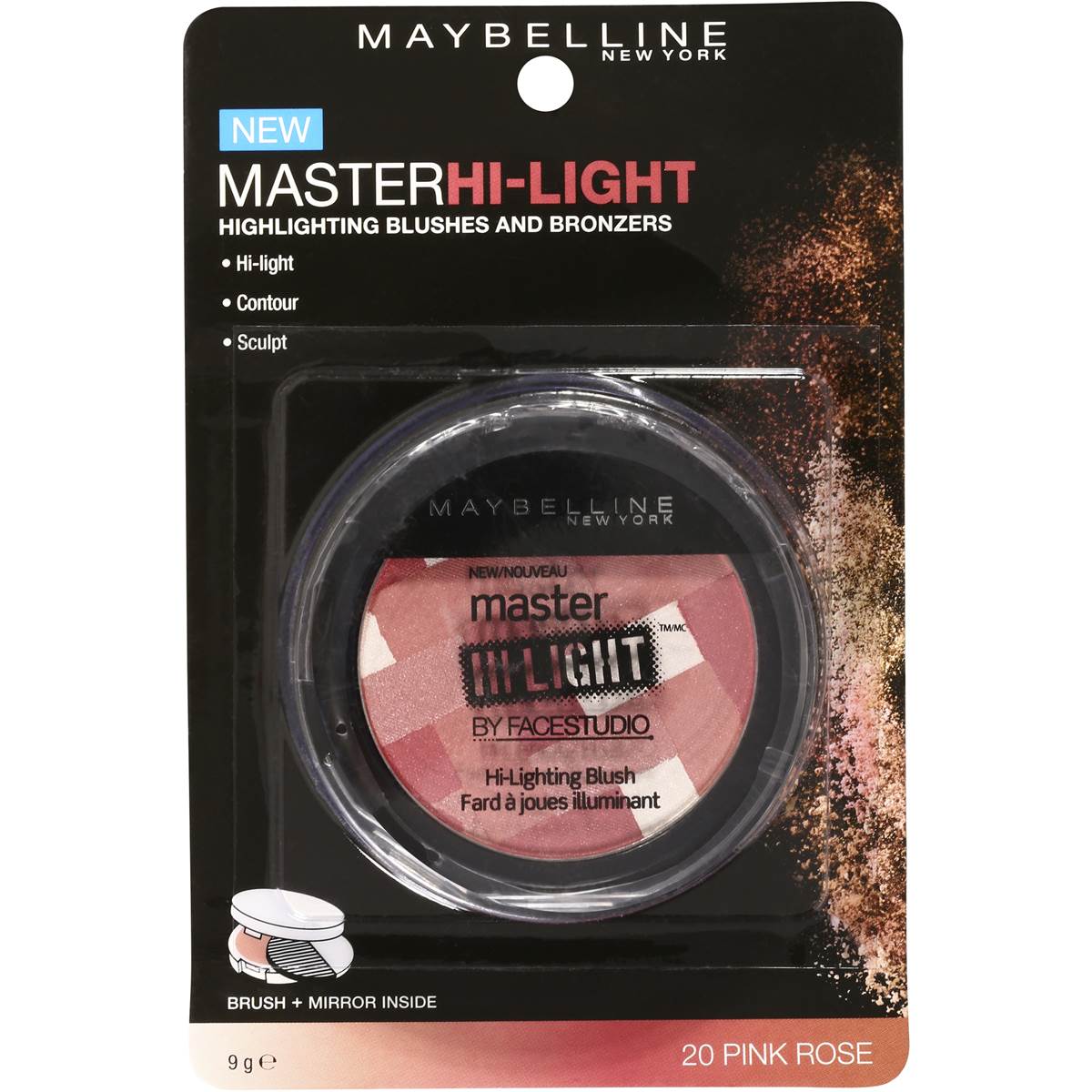 Maybelline Blush Hi Light Pink Rose 9g | Woolworths