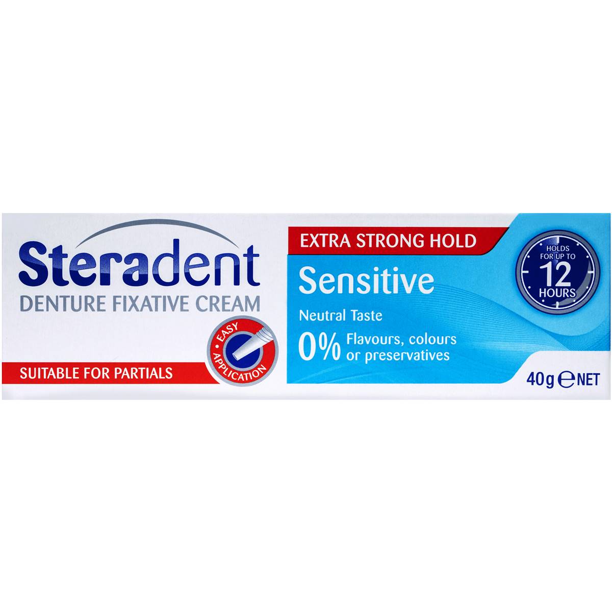 Steradent Sensitive Fixative Denture Care 40g | Woolworths