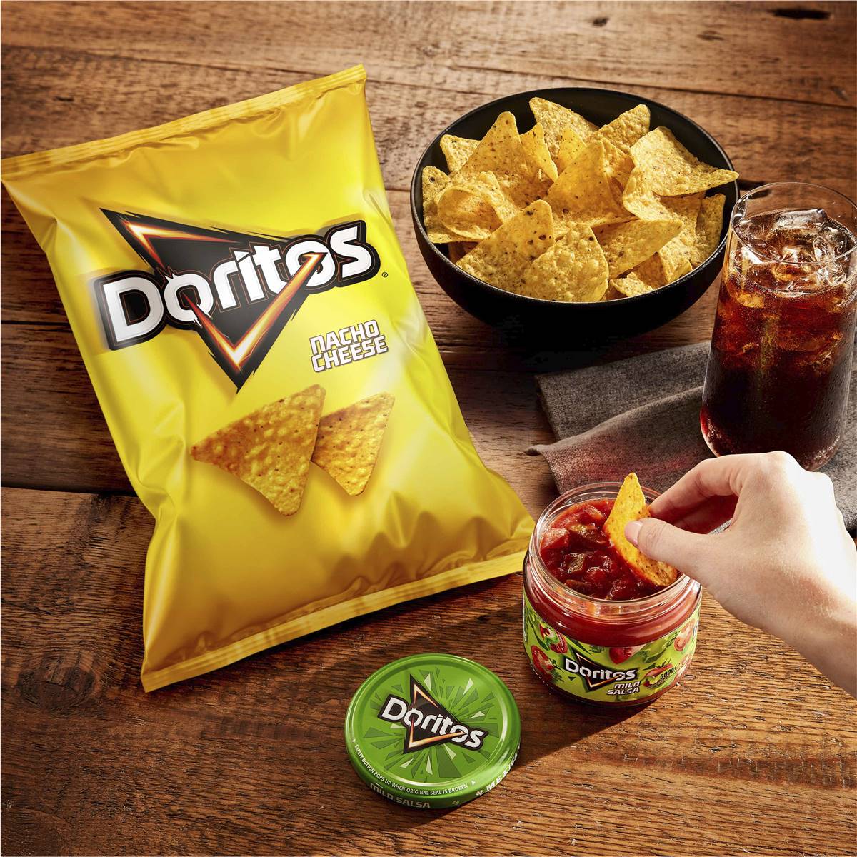 Doritos Corn Chips Nacho Cheese Share Pack 170g | Woolworths