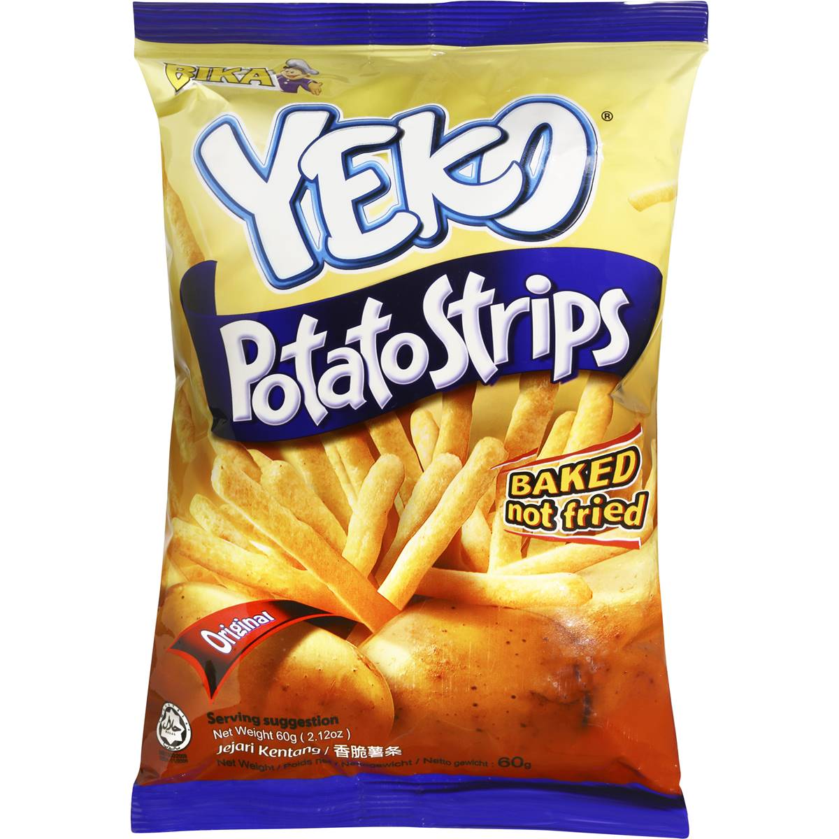 Bika Yeko Potato Sticks Original 60g | Woolworths