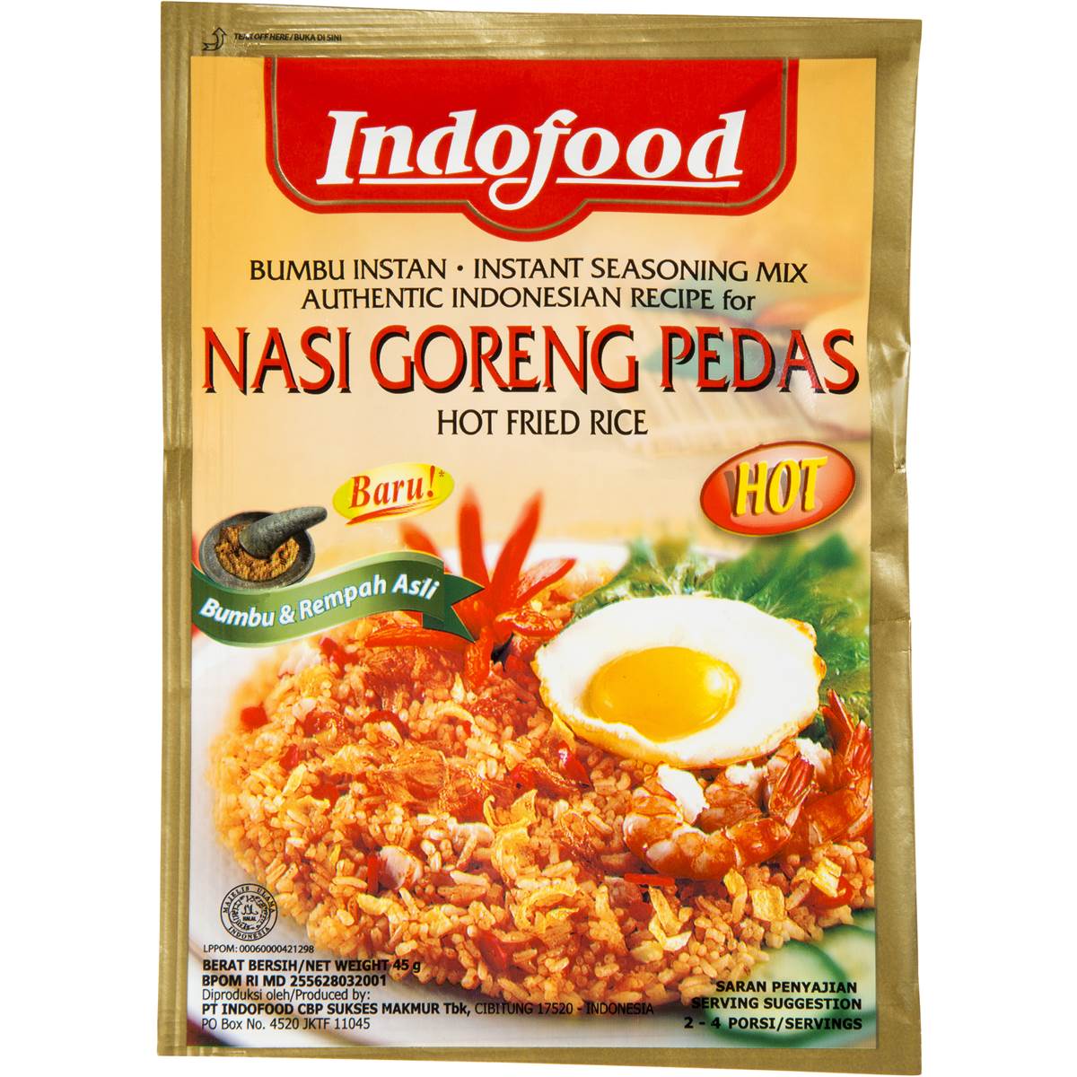 Indofood Seasoning Mix Nasi Pedas 45g | Woolworths