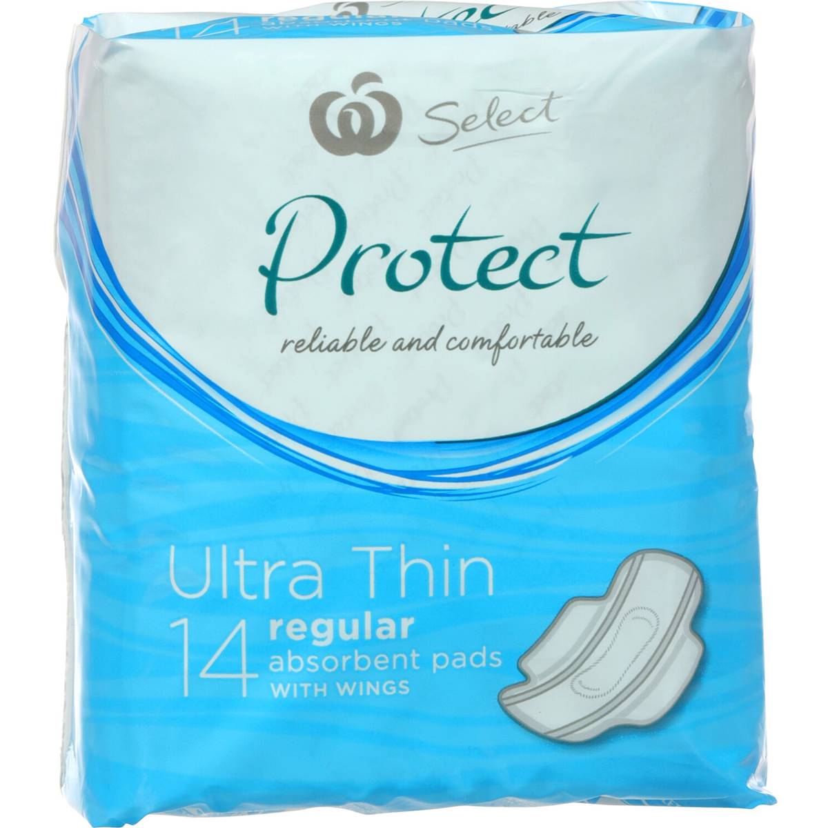 Select Protect Ultra Thin Regular Pads With Wings 14 Pack Woolworths select-protect-ultra-thin-regular-pads-with-wings-14-pack-woolworths