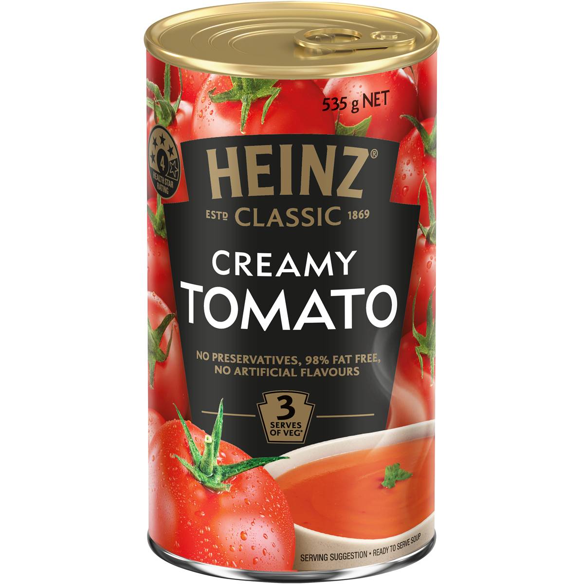 Heinz Classic Creamy Tomato Soup Canned Vegetable Soup 535g Woolworths Heinz Classic Creamy Tomato Soup Canned Vegetable Soup 535g Woolworths