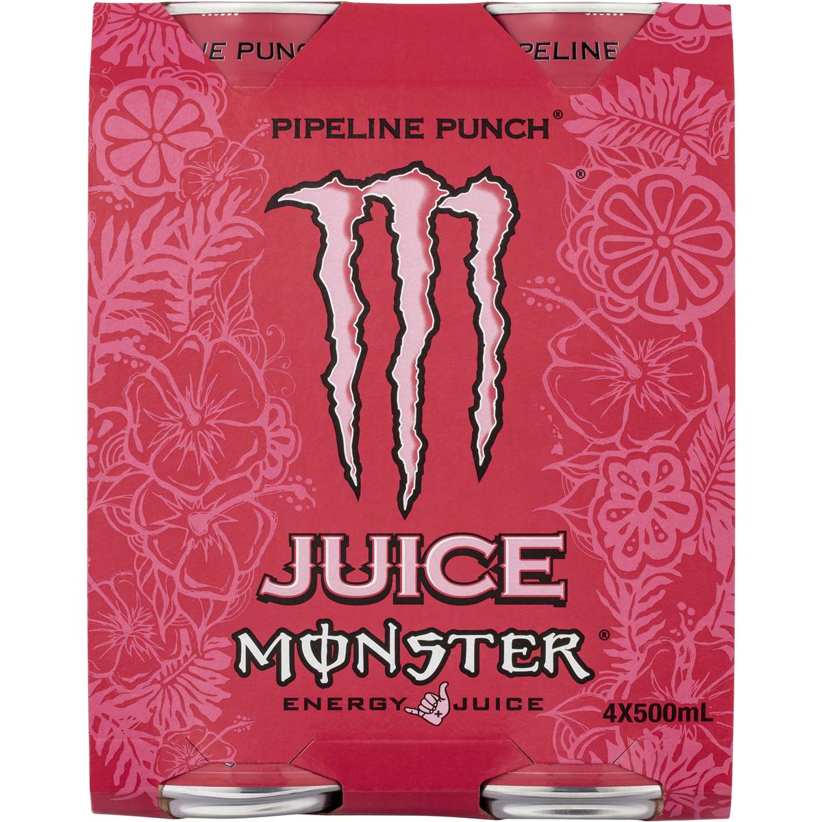 Monster Pipeline Punch 500ml X4 Pack | Woolworths