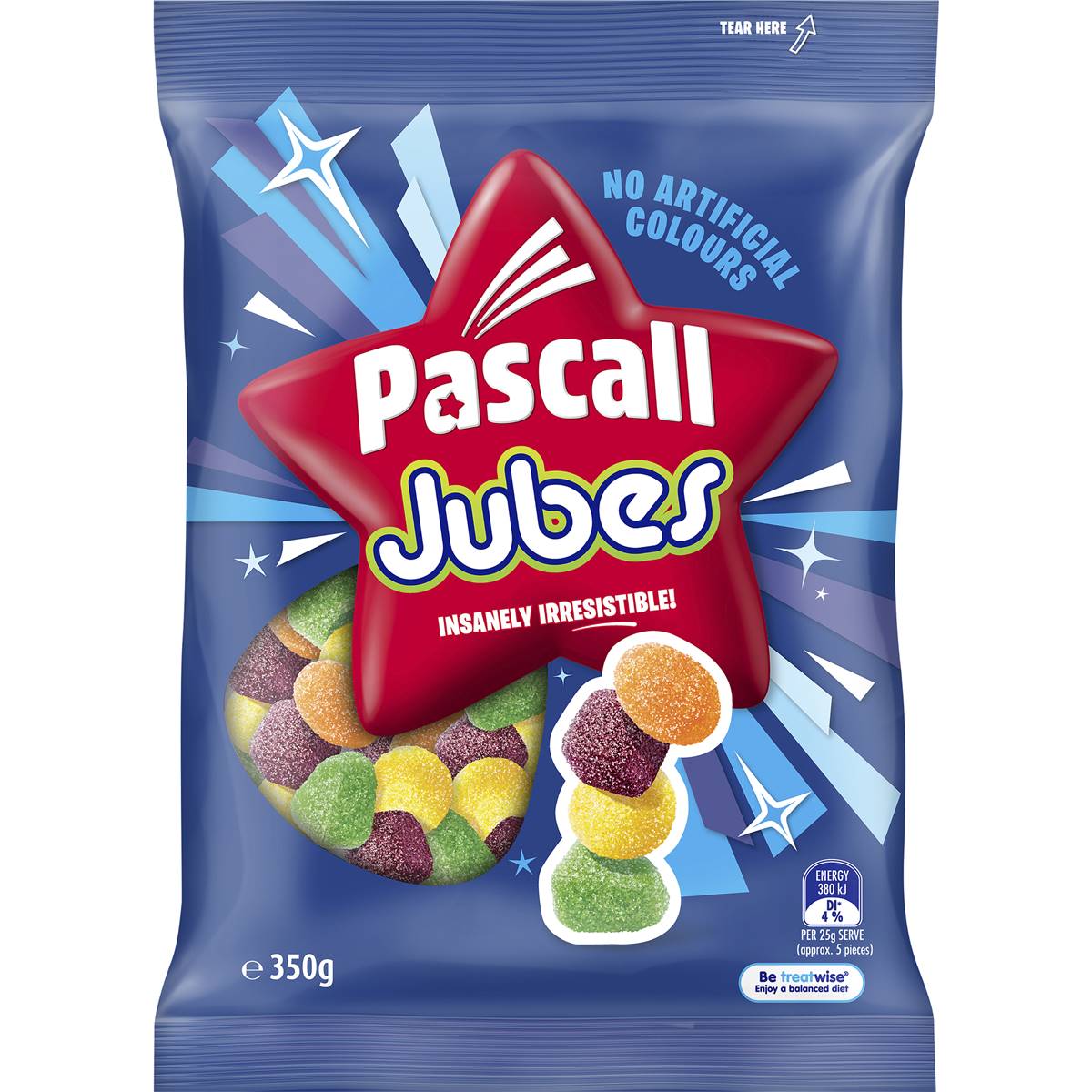 Pascall Jubes Lollies 350g | Woolworths