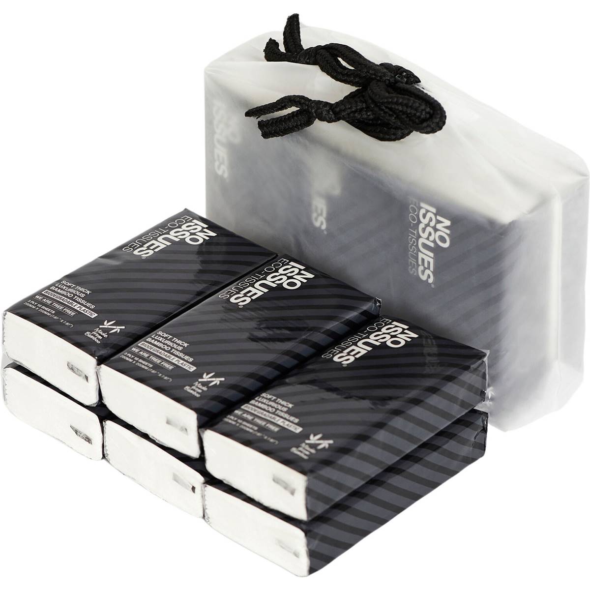 No Issues Facial Tissues Pocket Pack 6 Pack | Woolworths