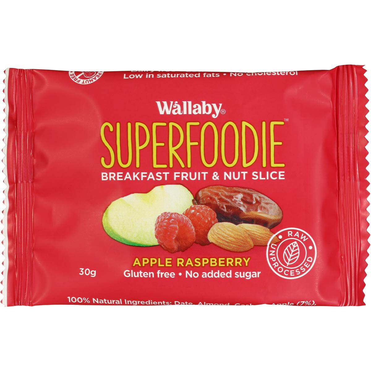 Wallaby Superfoodie Apple Raspberry Bar 30g | Woolworths