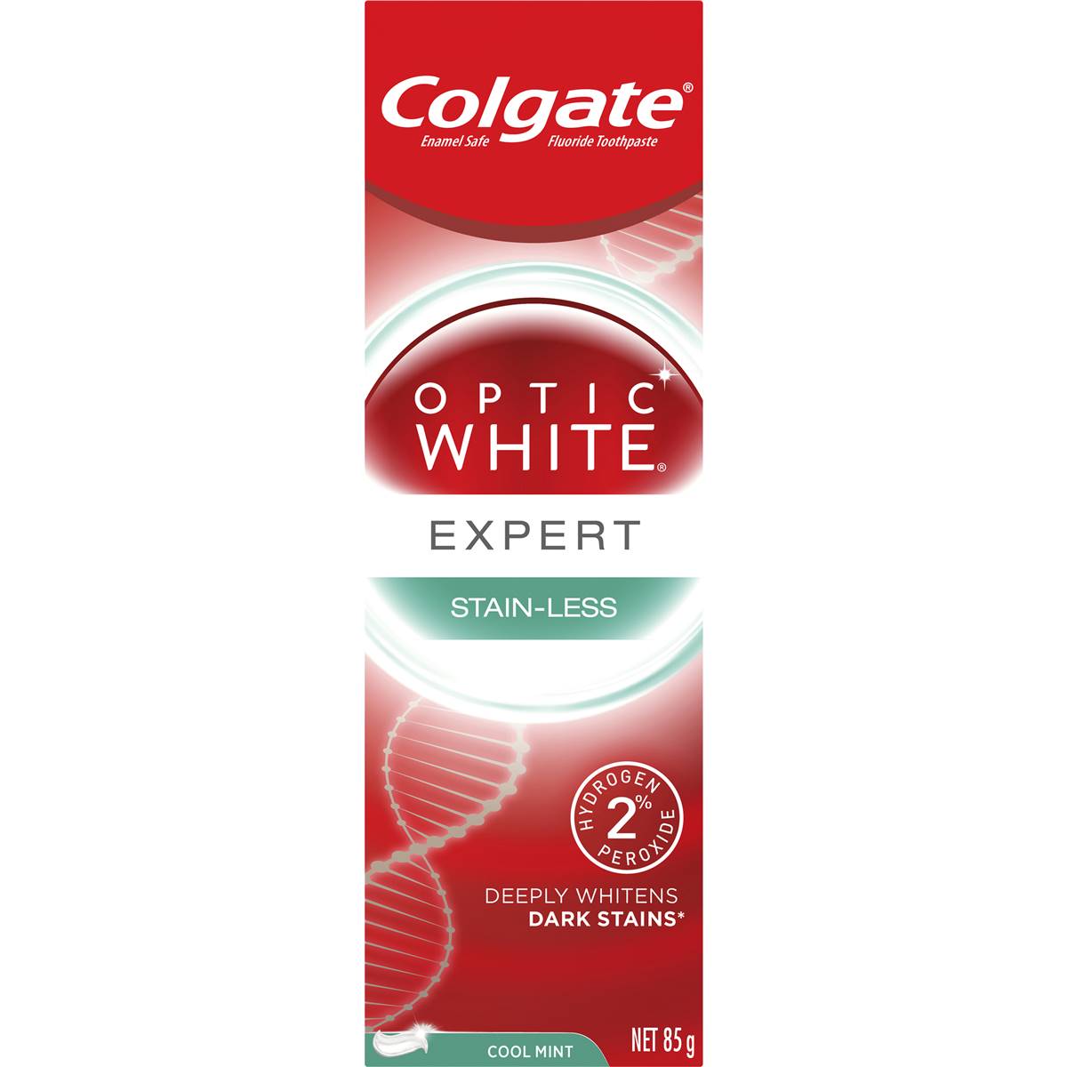 Colgate Teeth Whitening Toothpaste Optic White Expert Stain-less 85g ...