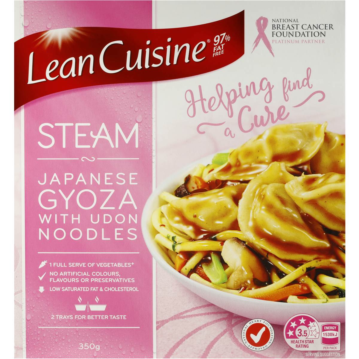 Lean Cuisine Steam Gyoza Udon Noodles 350g | Woolworths