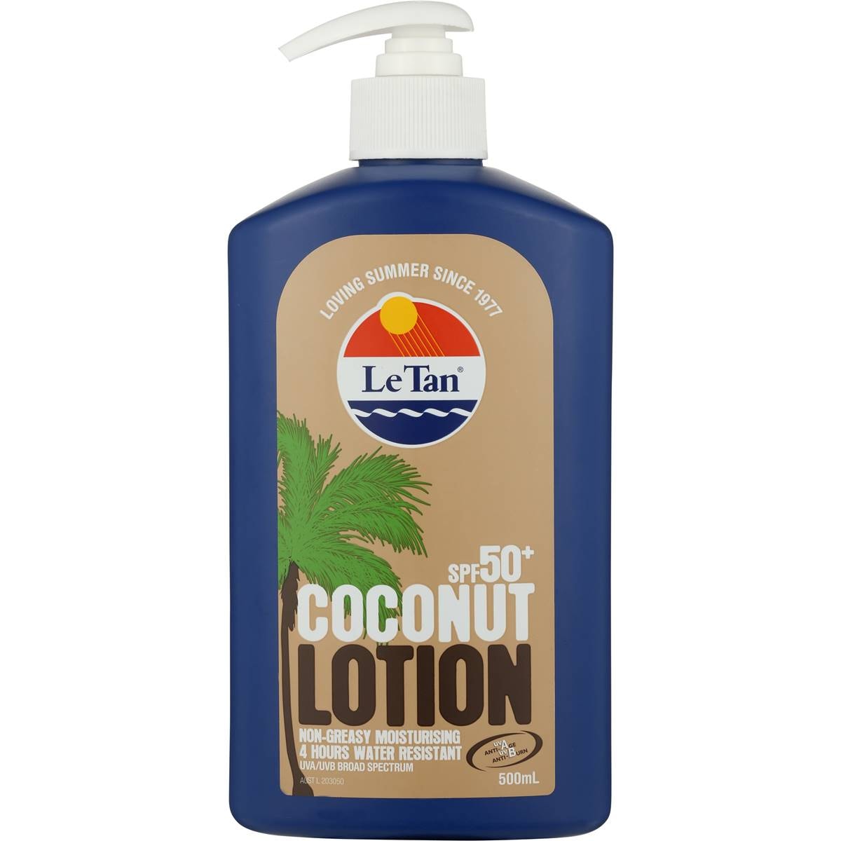 Le Tan Spf 50+ Sunscreen Coconut Lotion 500ml | Woolworths