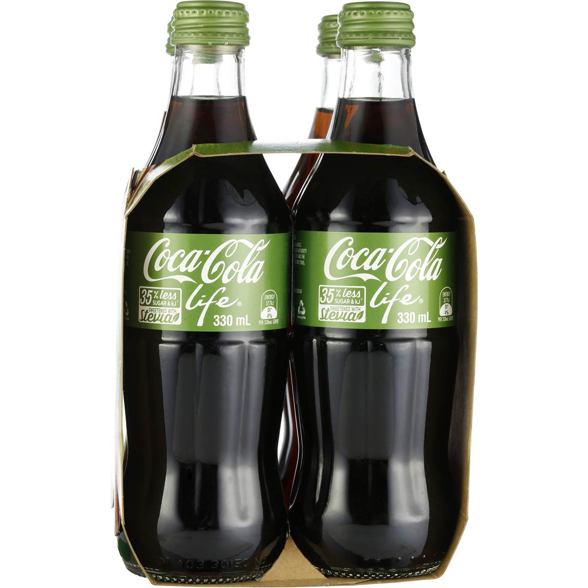 Coca-cola Life Bottles 4x330ml pack | Woolworths