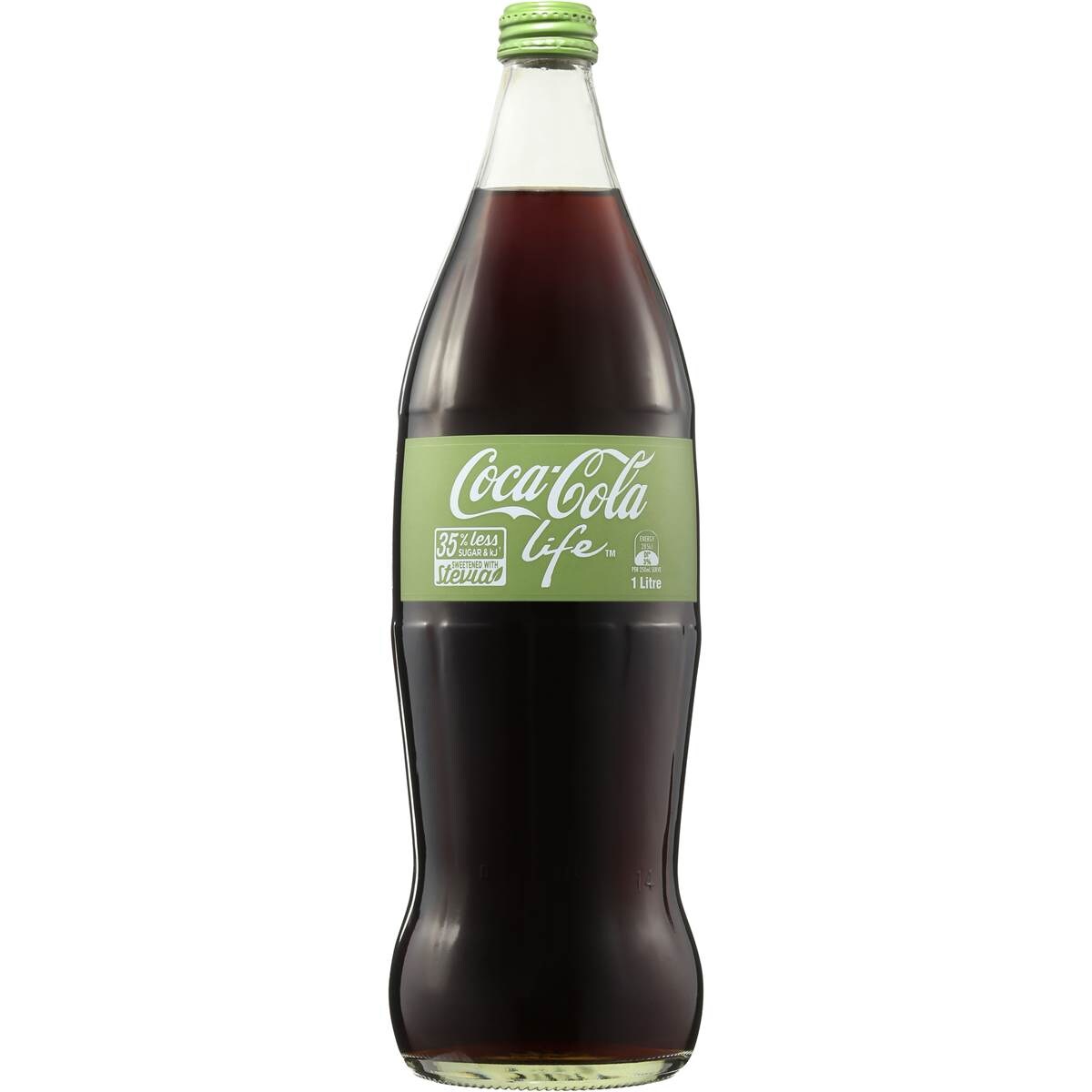 Coca-cola Life Glass Bottle 1l | Woolworths