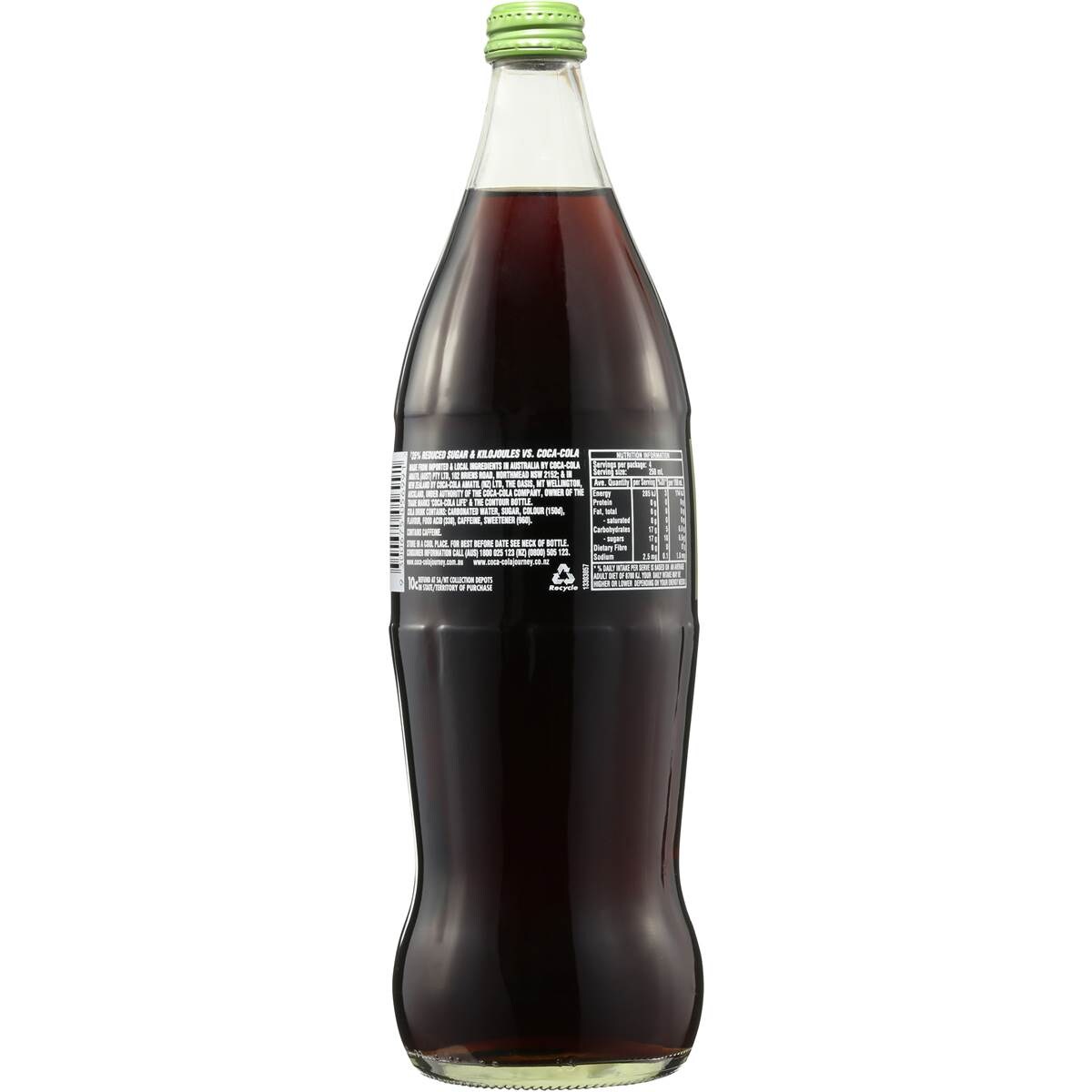 Coca-cola Life Glass Bottle 1l | Woolworths