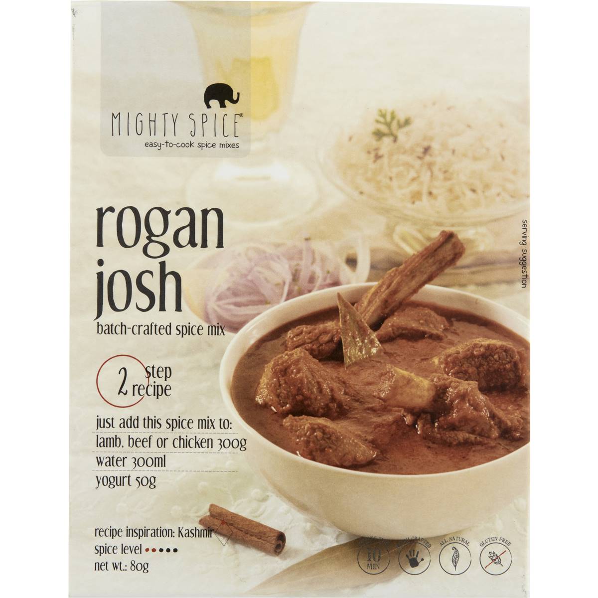 Mighty Spice Rogan Josh 80g | Woolworths