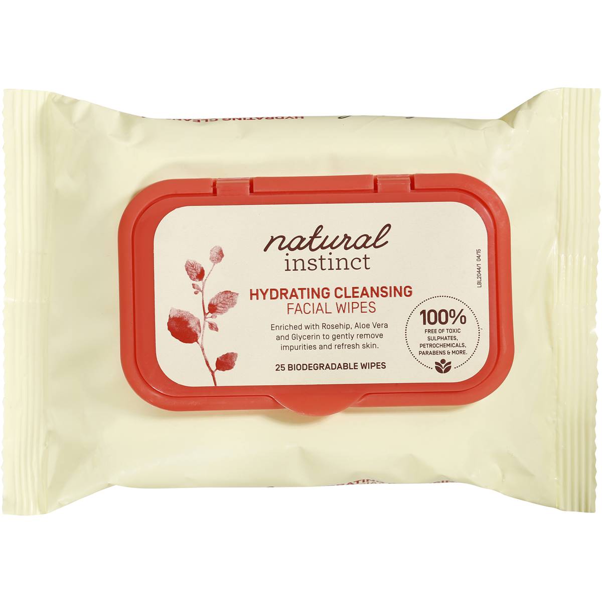 Natural Instinct Face Wipes Hydrating Cleansing 25pk | Woolworths