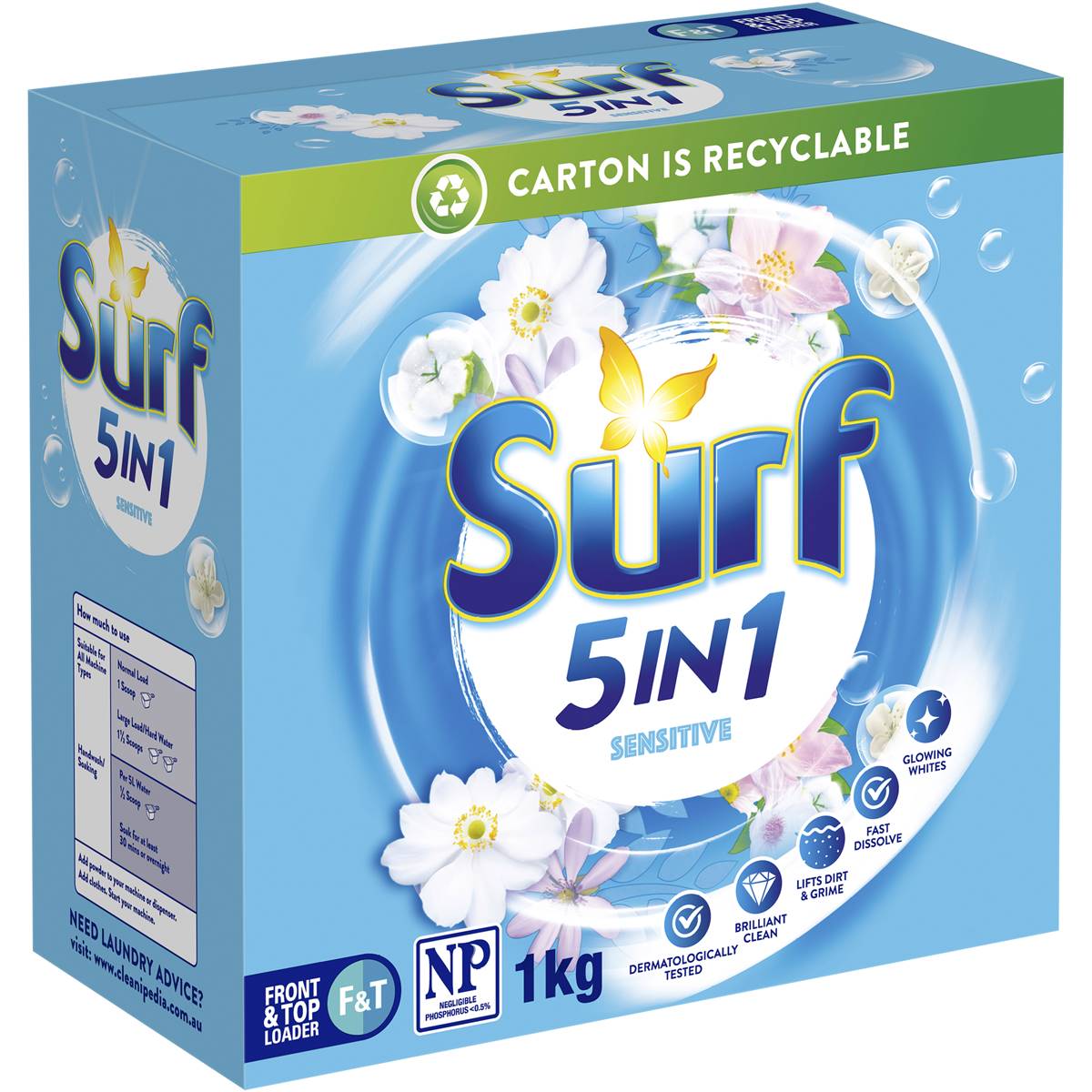 Surf Sensitive 1kg | Woolworths