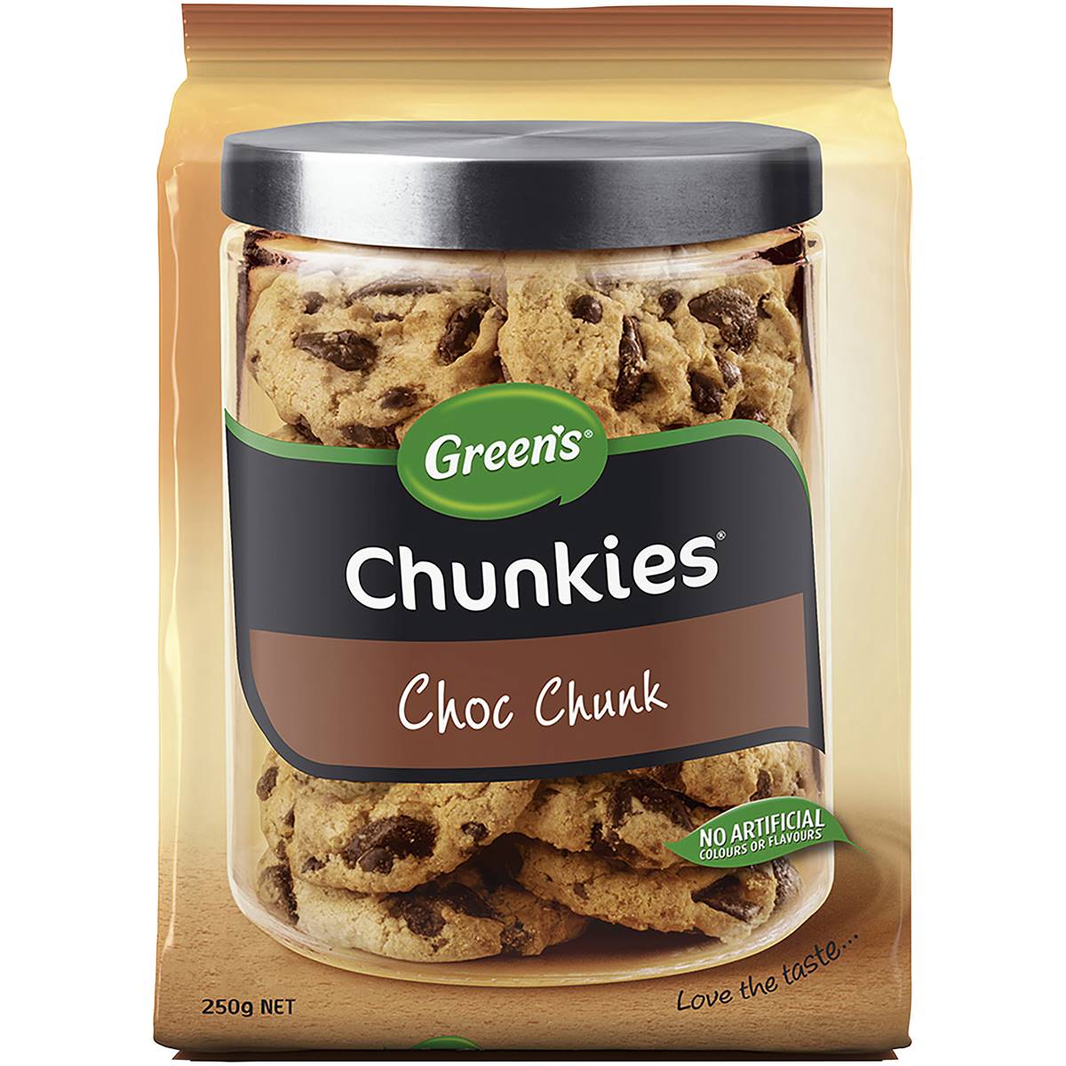 Green's Chunkies Choc Chunk Cookies 250g | Woolworths