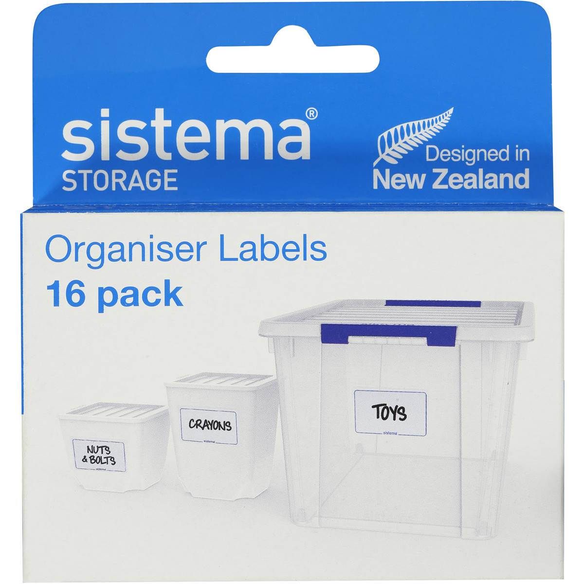 Sistema Organiser Labels 16pk | Woolworths
