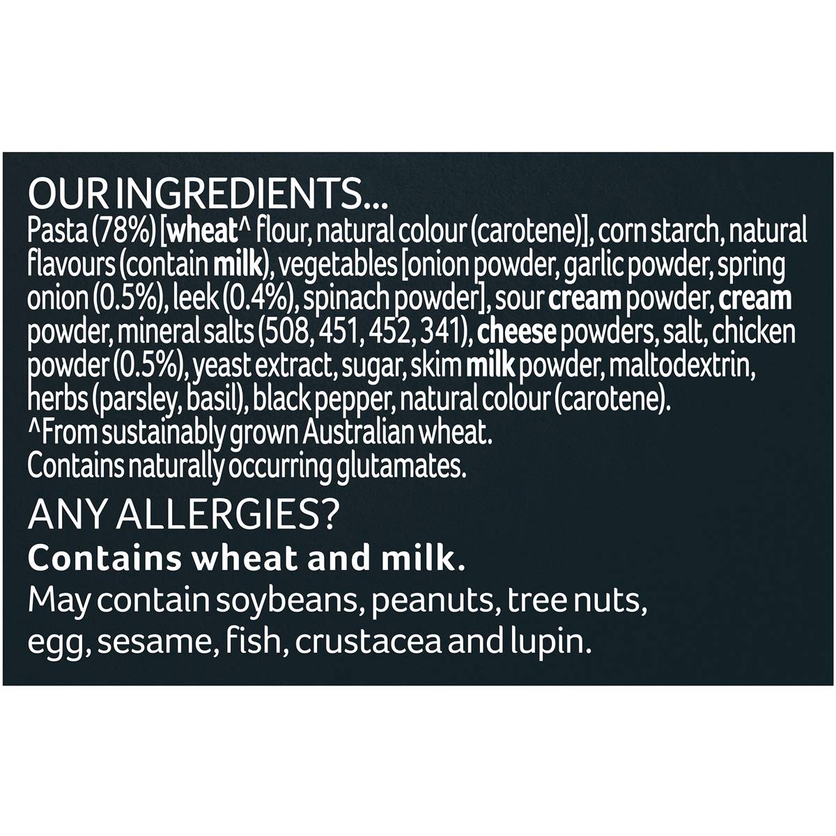 Continental Pasta Sensations Chicken Pesto With Spring Onion & Leek ...