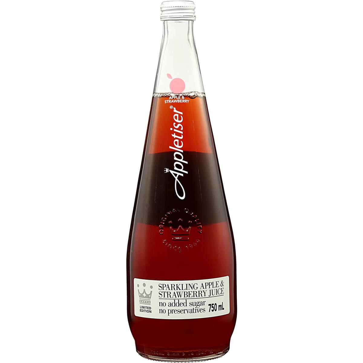 Appletiser Sparkling Juice Apple & Strawberry 750ml | Woolworths