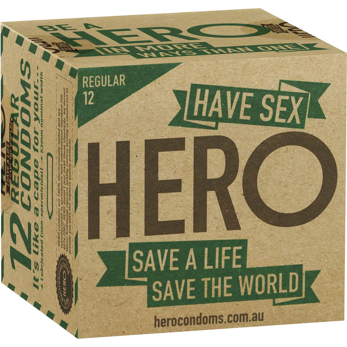 Hero Condoms Condoms Regular 12pk Woolworths