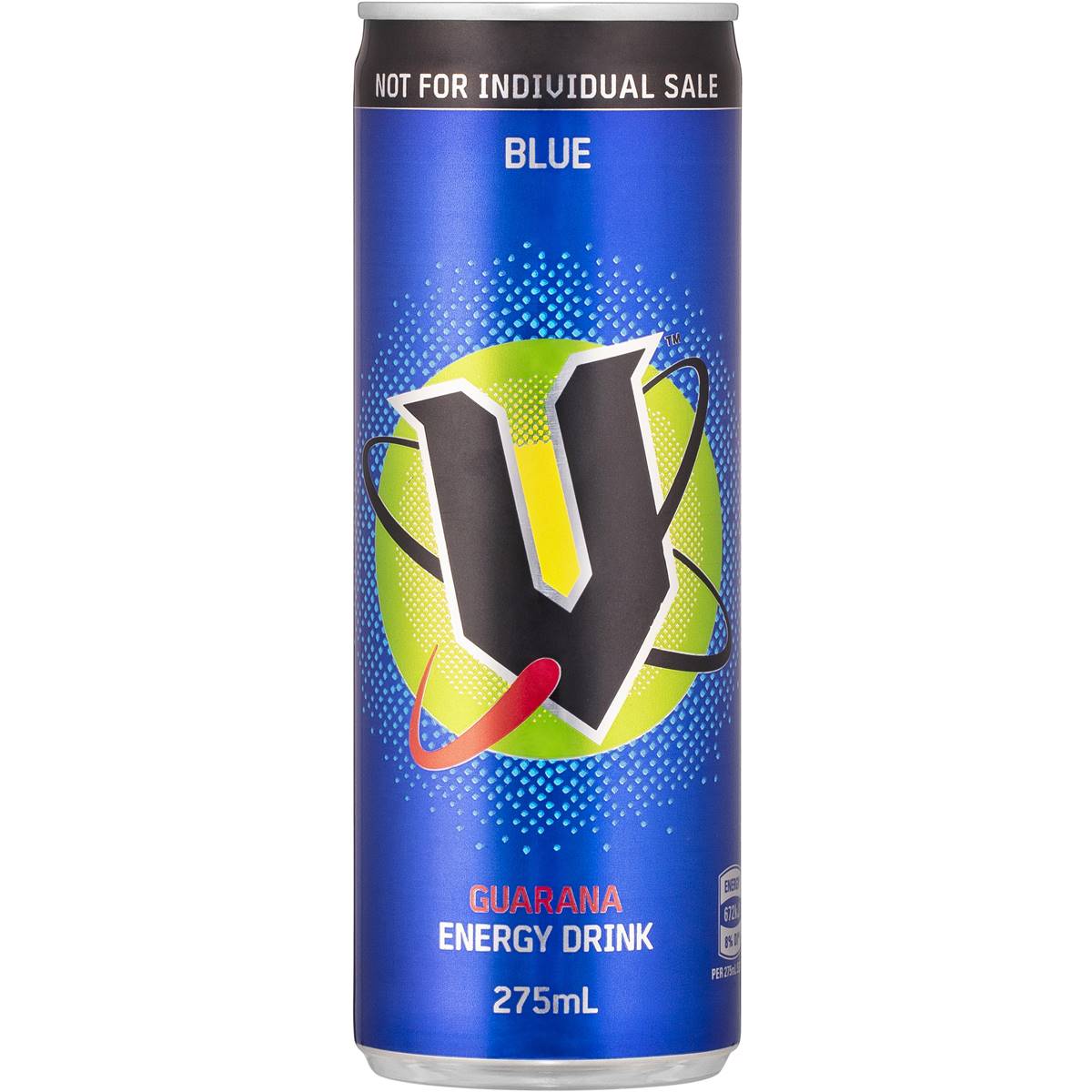 V Energy Drink Blue 4x275ml | Woolworths