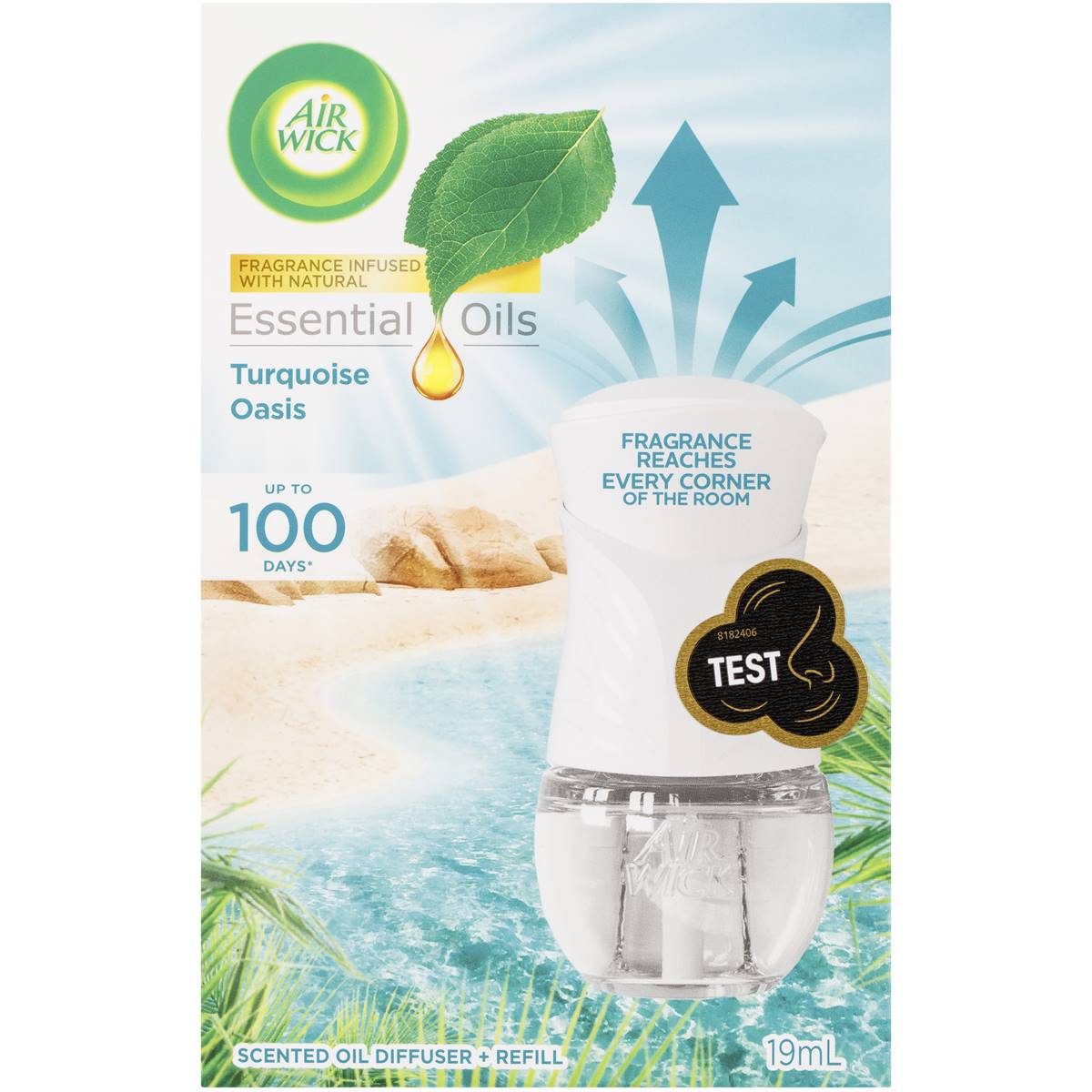 Air Wick Life Scents Turquoise Oasis Plug In Diffuser 19m | Woolworths
