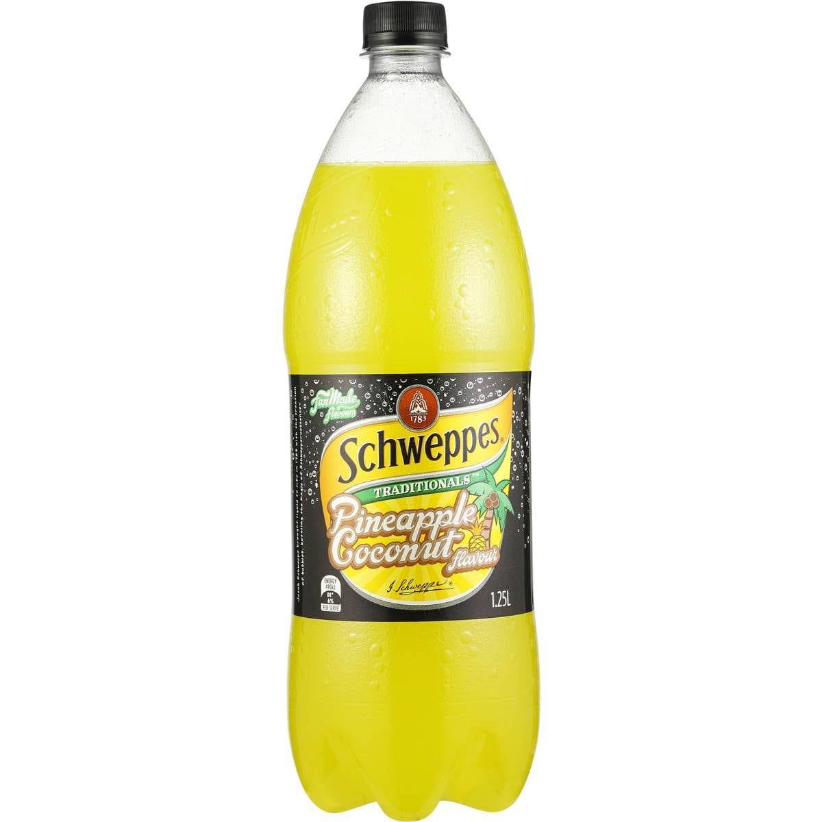 Schweppes Limited Edition Pineapple Coconut Bottle 1.25l | Woolworths