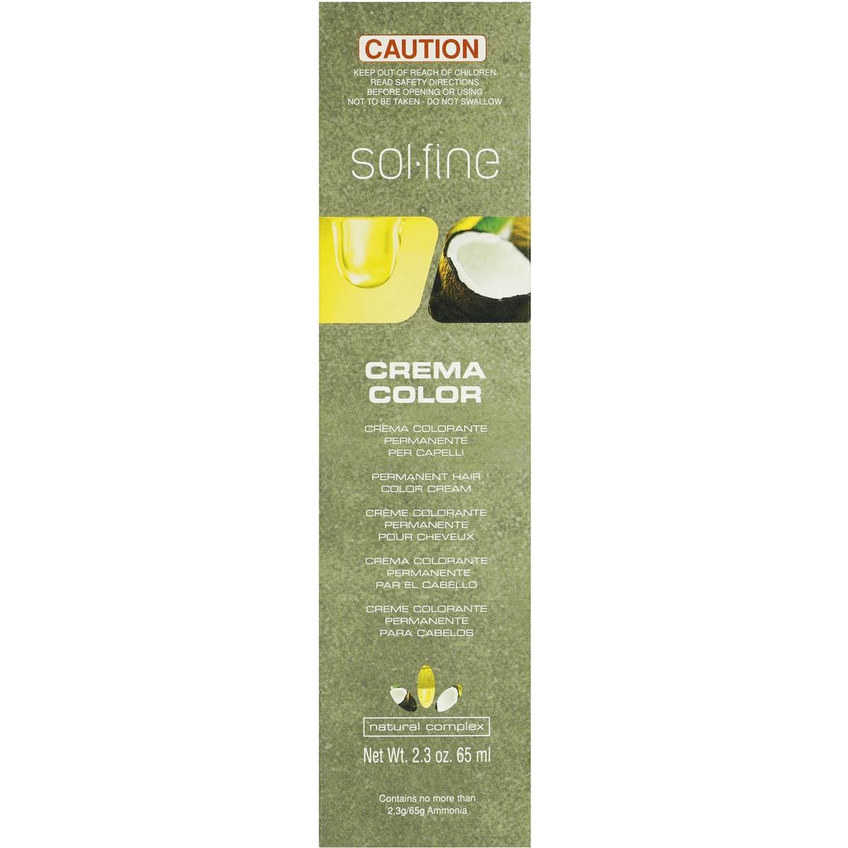 Solfine Crema Colour 1n Black 65ml | Woolworths