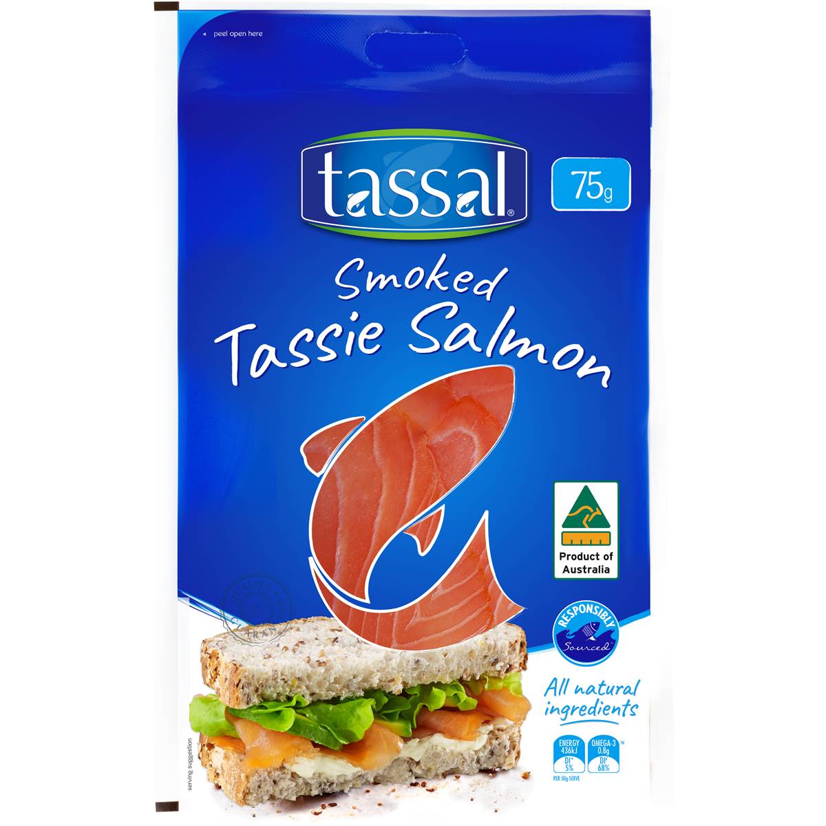 Tassal Smoked Salmon 75g | Woolworths