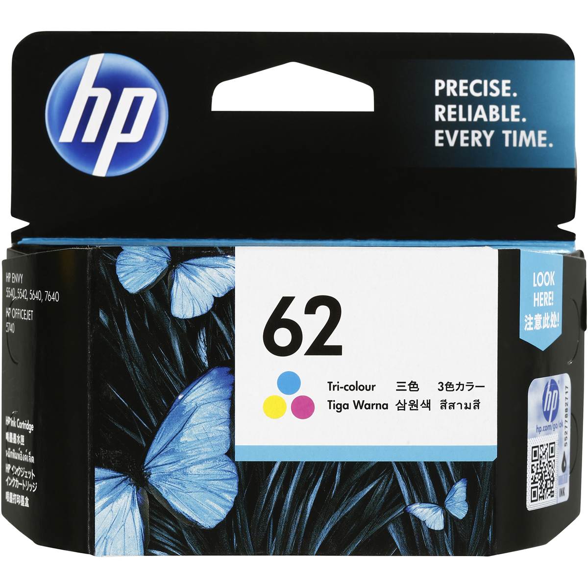 Hp Printer Ink 62 Tri-colour Each | Woolworths
