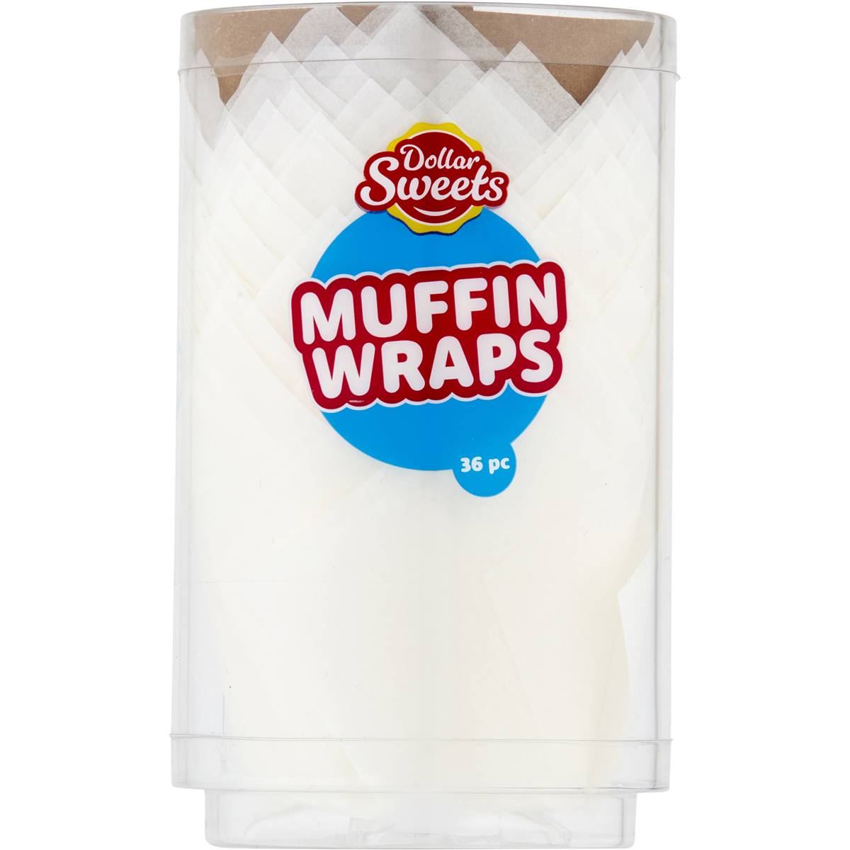 Dollar Sweets White Muffin Wraps 36 Pack | Woolworths